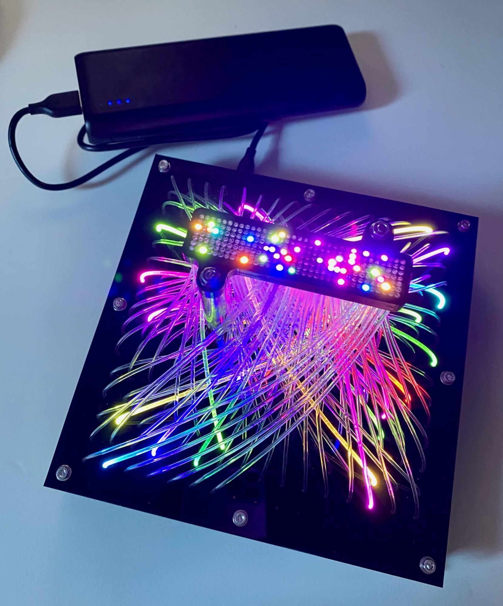 Fiber Optic Matrix Display : 7 Steps (with Pictures) - Instructables