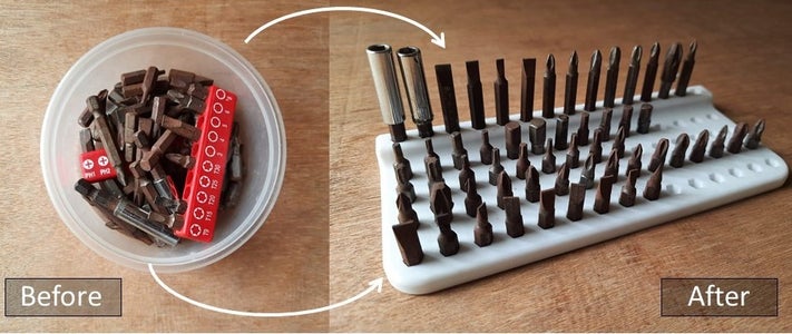 3D Printed Hex Bit Holder : 4 Steps (with Pictures) - Instructables