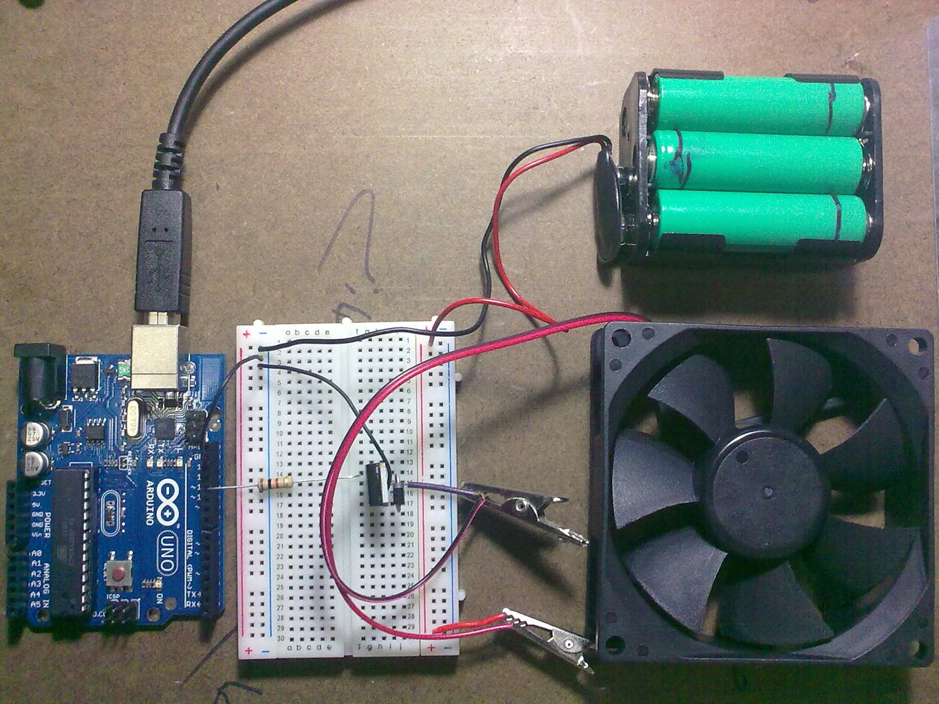 Use Arduino With Tip120 Transistor To Control Motors And High Power