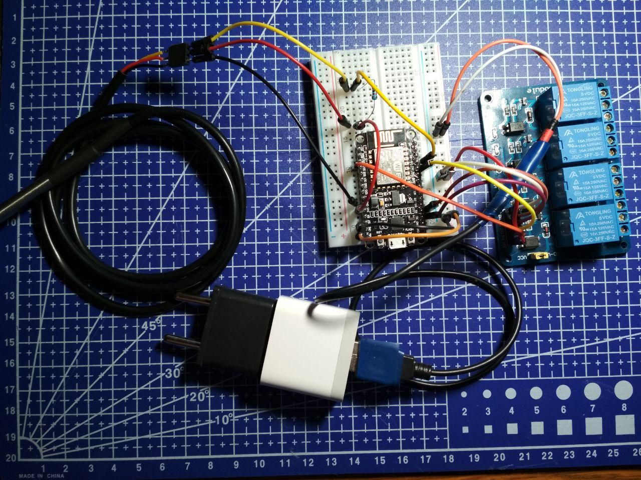 Smart House Telegram Bot With Nodemcu (esp8266, Relay, Ds18b20) : 8 ...