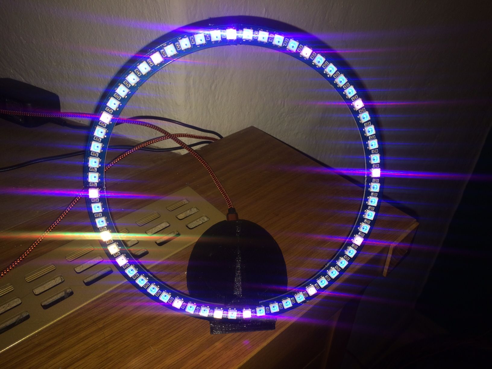 Wol Clock ESP8266-12E + 60 LED WS2812B Analogue Digital Clock : 5 Steps ...