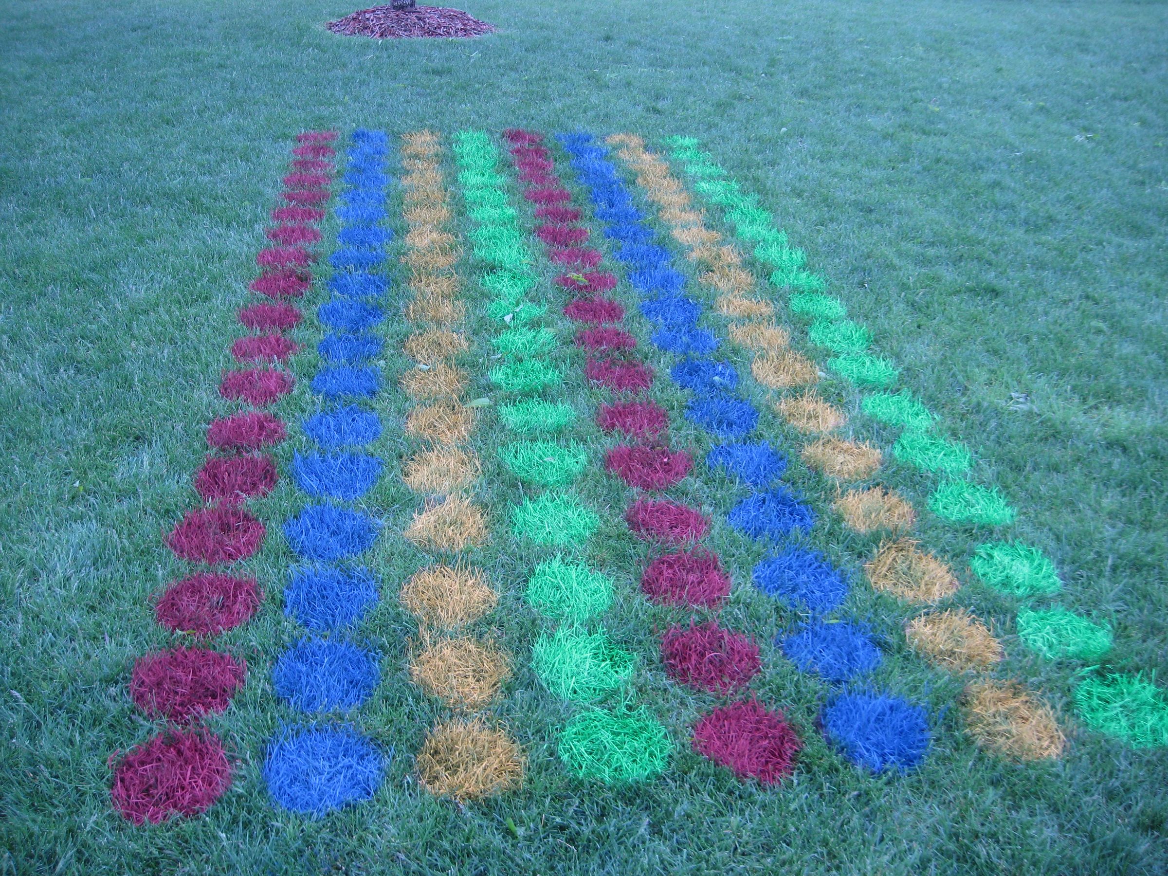 Giant Yard Twister Board : 8 Steps (with Pictures) - Instructables