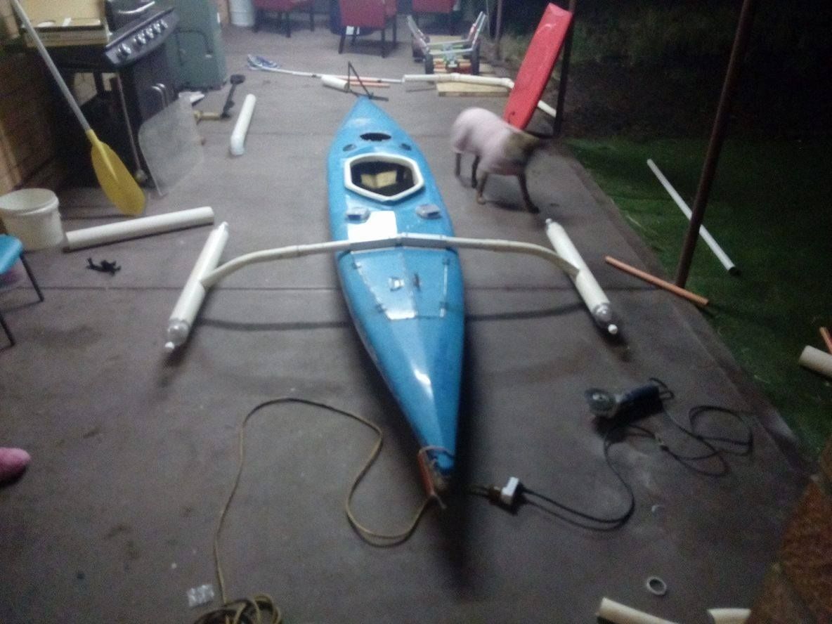 Fishing Kayak With Homemade Outriggers : 7 Steps (with Pictures ...