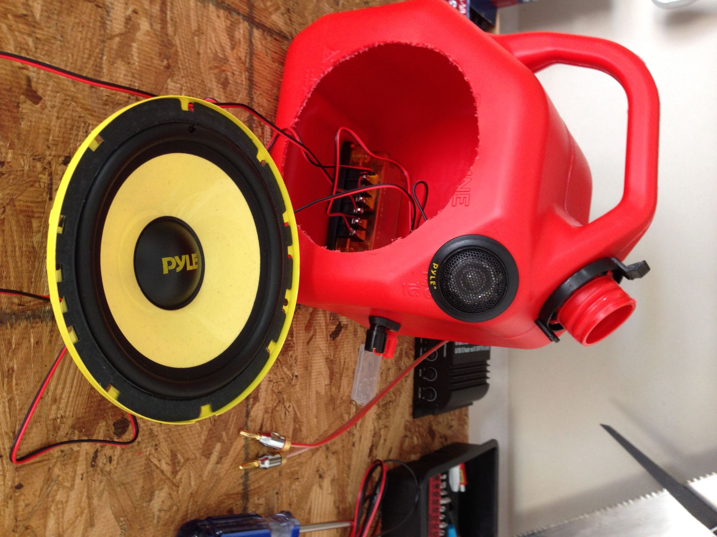 Gas Can Speakers : 5 Steps (with Pictures) - Instructables