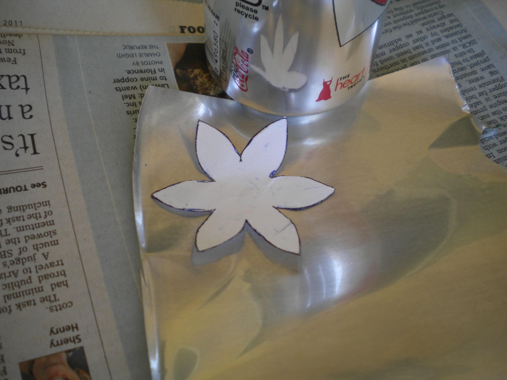 Make a Flower Out of Aluminum (soda Can) : 9 Steps (with Pictures ...