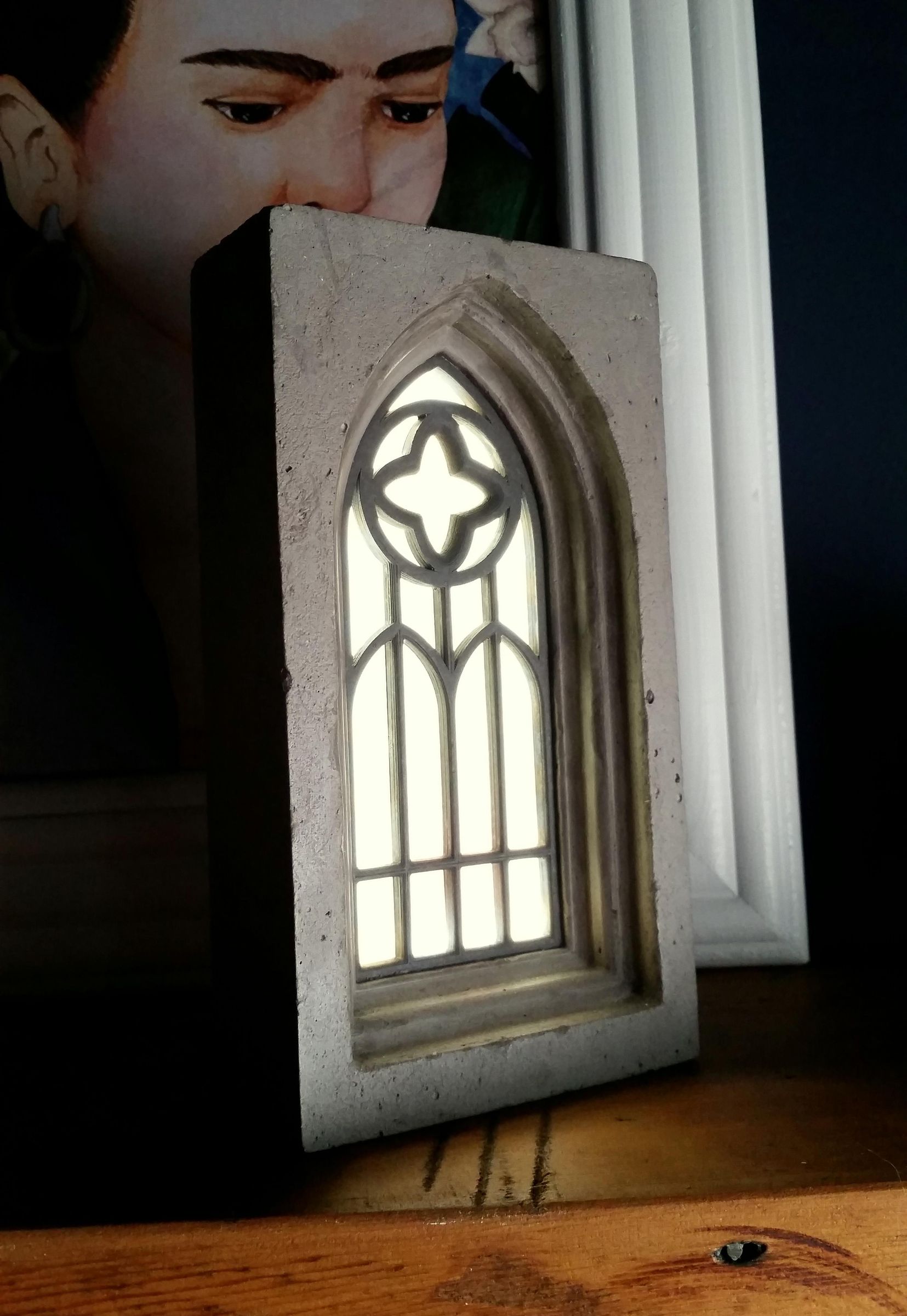 Solar Concrete Gothic Window Lamp (Remix) : 11 Steps (with Pictures ...