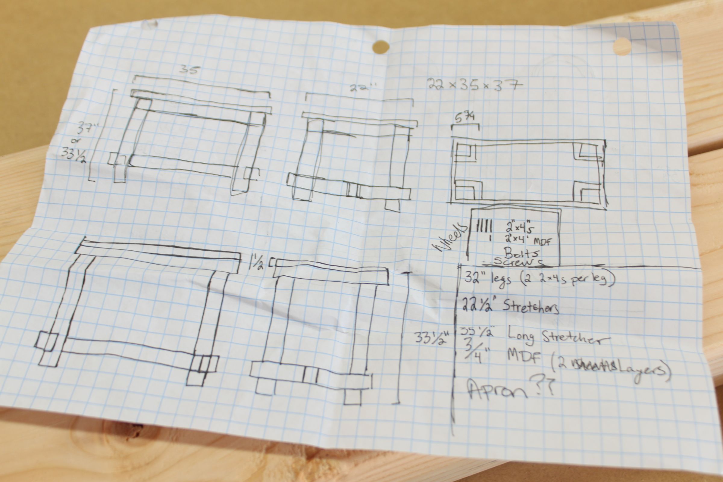 Collapsible Workbench : 11 Steps (with Pictures) - Instructables
