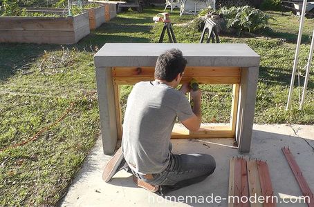 HomeMade Modern DIY Concrete Bar : 21 Steps (with Pictures) - Instructables