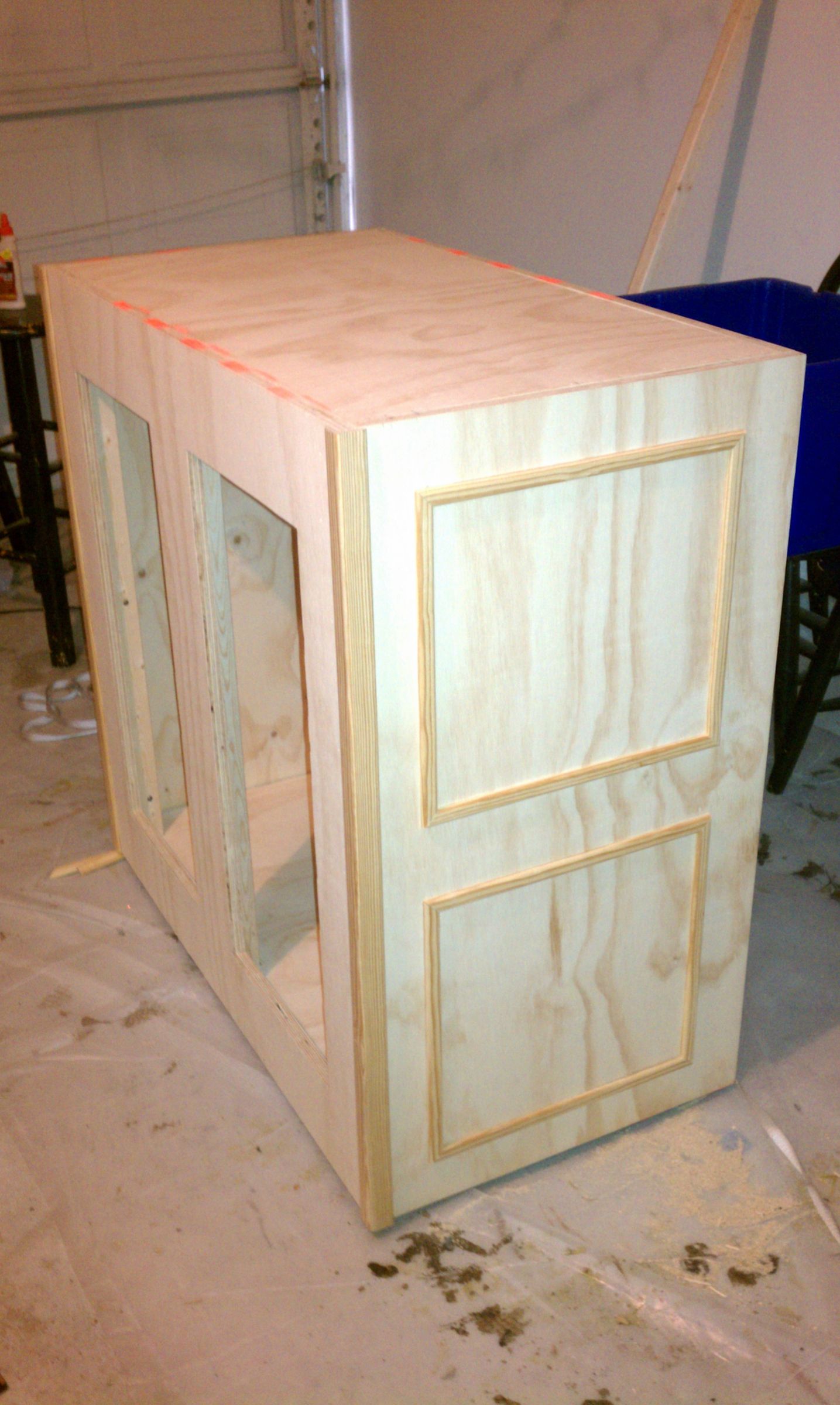 Fish Aquarium Stand (40 Breeder Tank With Hidden Sump Door) : 12 Steps ...