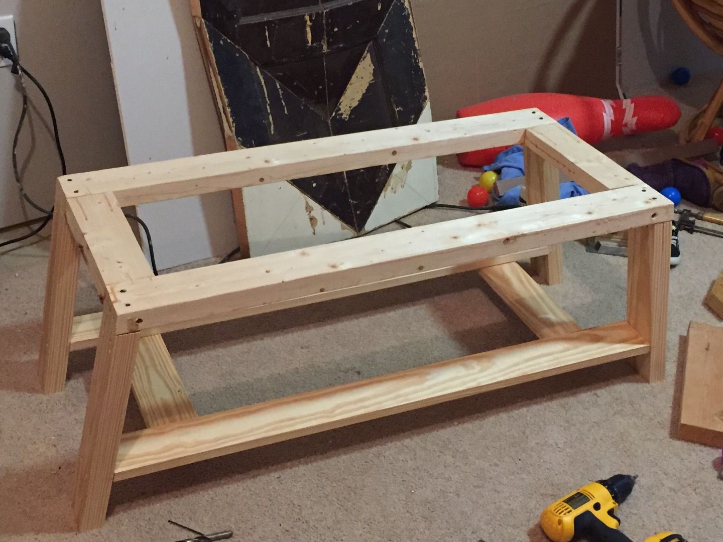 Tessellated Optical Illusion Coffee Table!! : 8 Steps (with Pictures ...