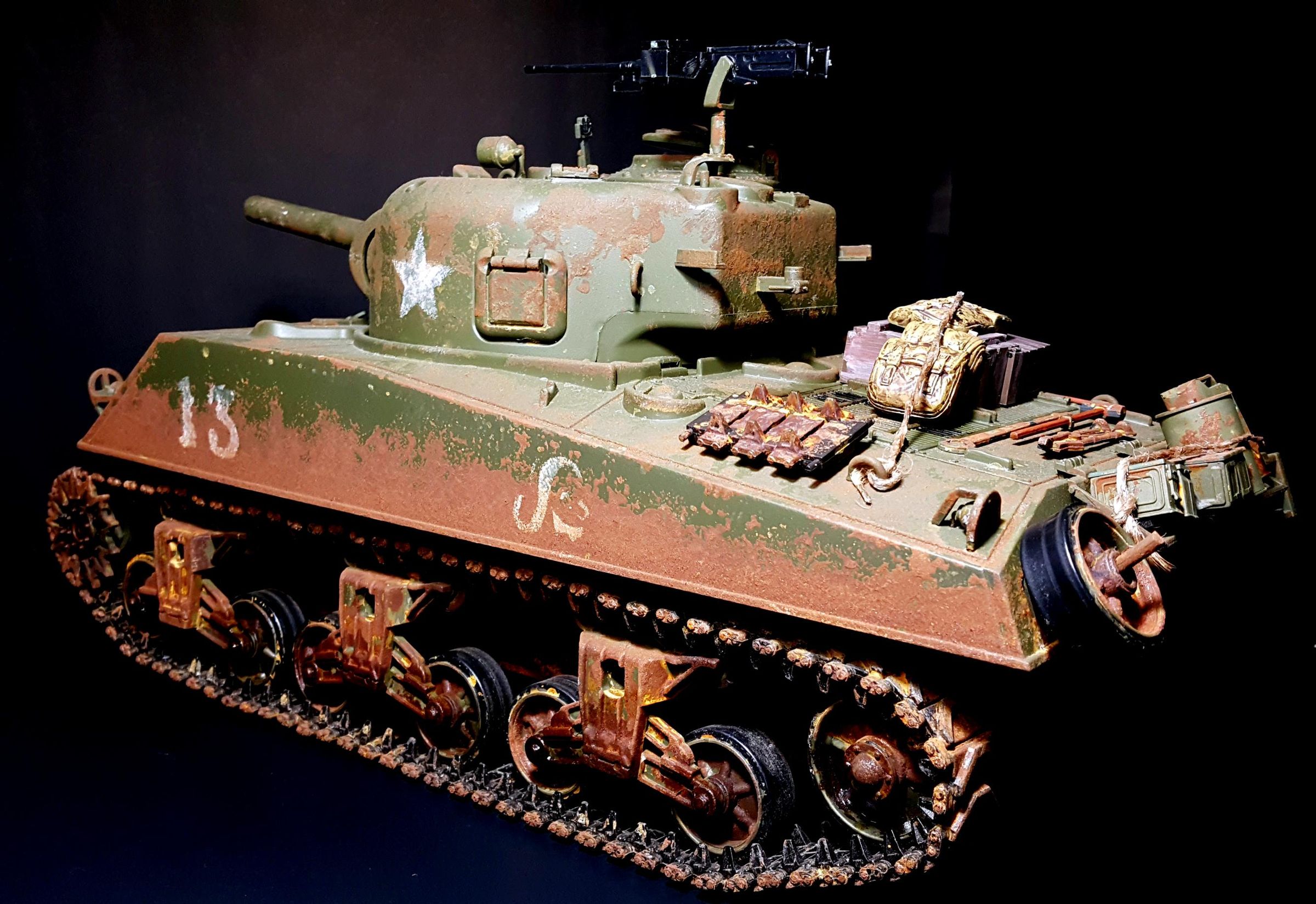 Weathering Sherman Rc Tank : 3 Steps - Instructables