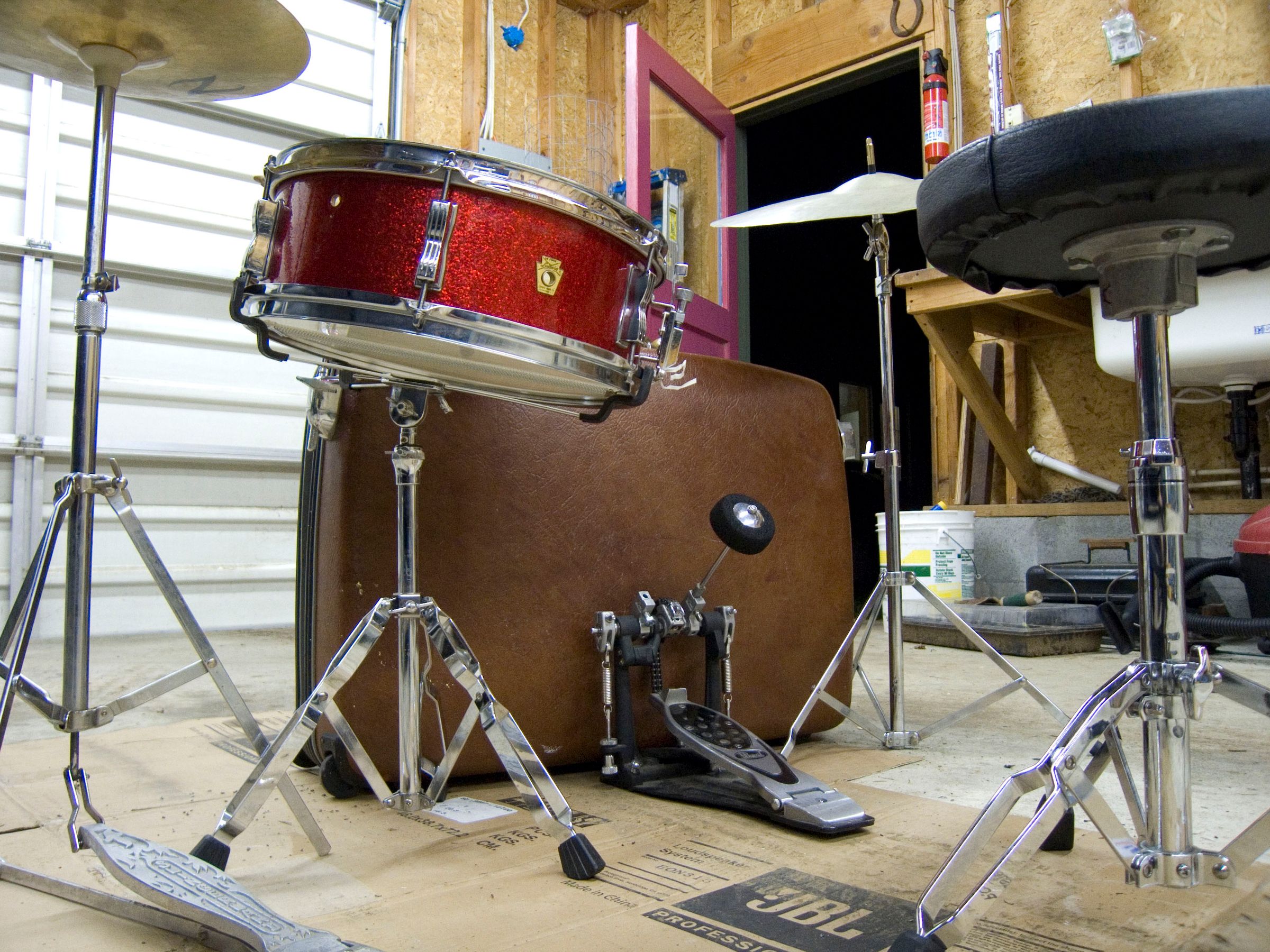 Build a Suitcase Drum Set : 8 Steps (with Pictures) - Instructables