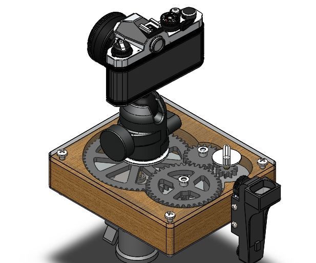 Mechanical Wind-Up Star Tracker for Astro-Photography : 5 Steps ...
