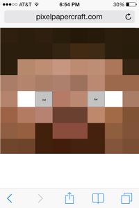 Minecraft: Easy Steve Head : 6 Steps - Instructables