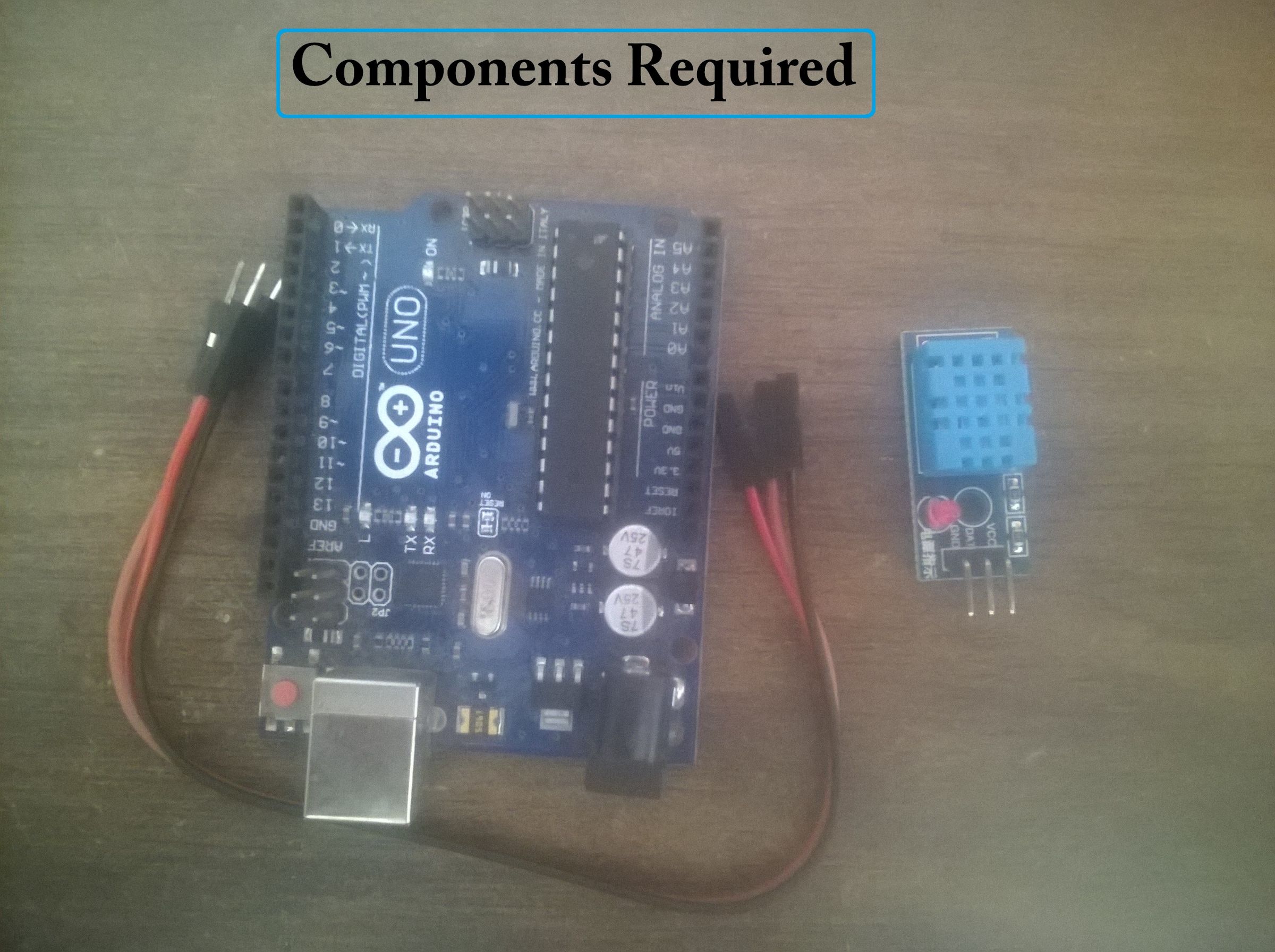 Interface DHT11 Using Arduino : 4 Steps - Instructables