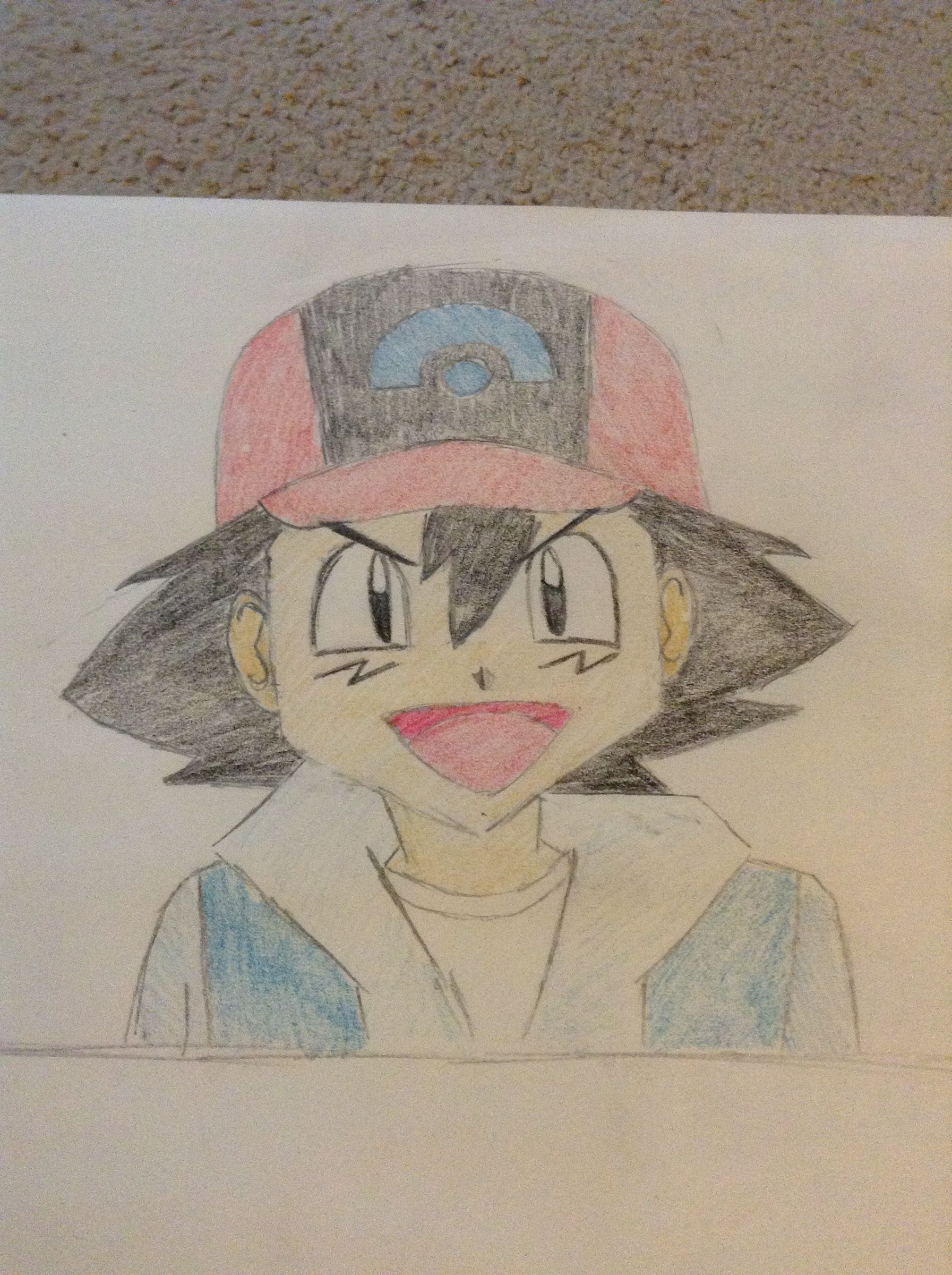 How to Draw Ash Ketchum : 13 Steps - Instructables