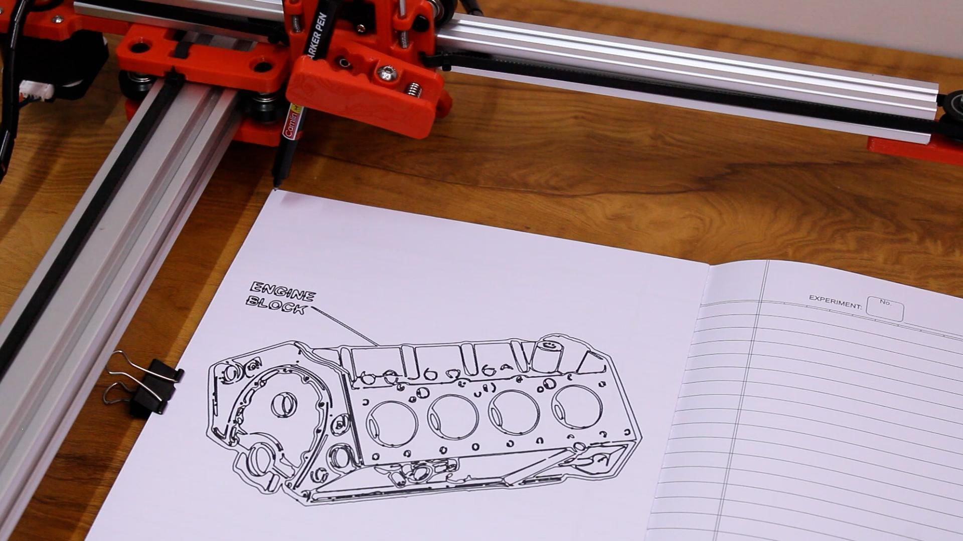 DIY Homework Writing Machine Using Arduino - 2D Pen Plotter : 11 Steps ...