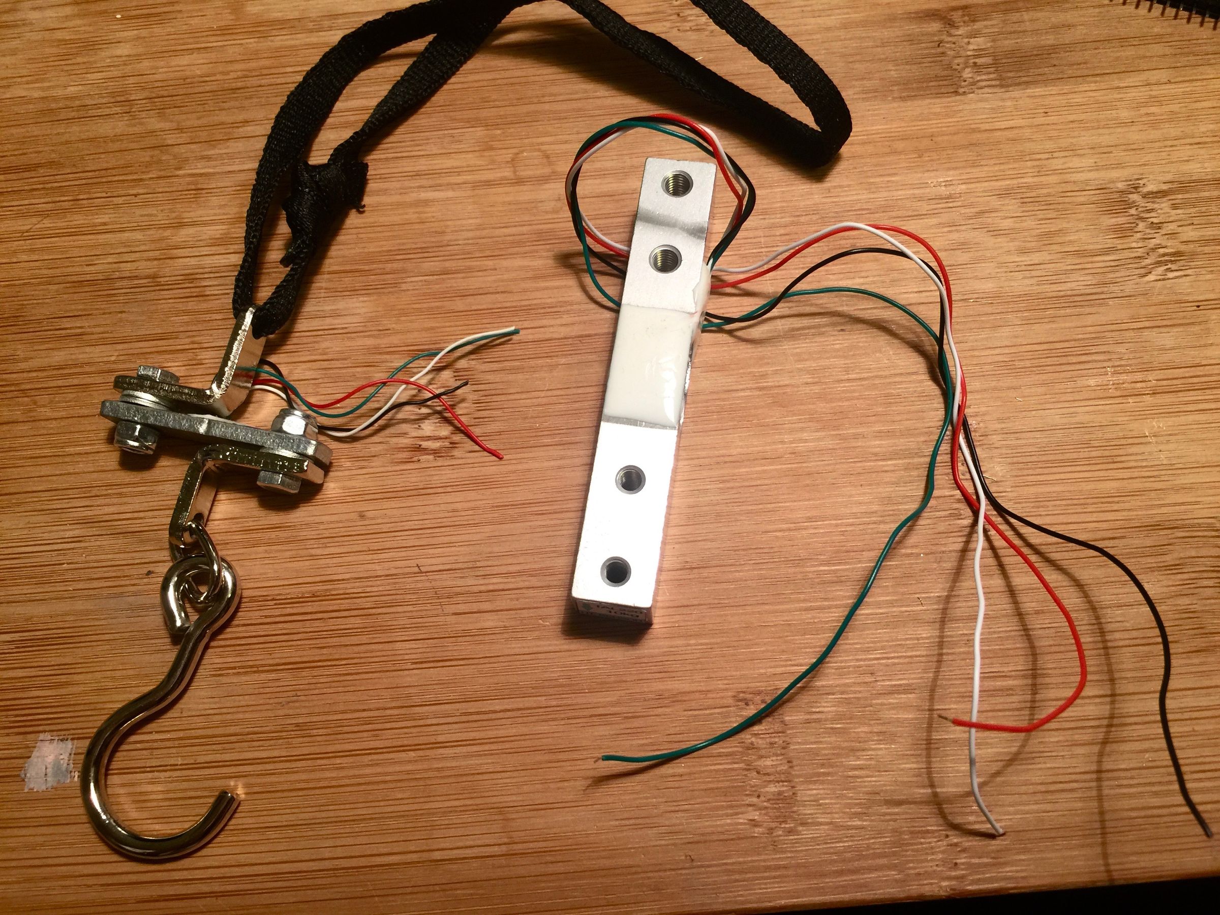 Get a Hanging Weight Sensor Out of a Luggage Scale for Your Arduino ...