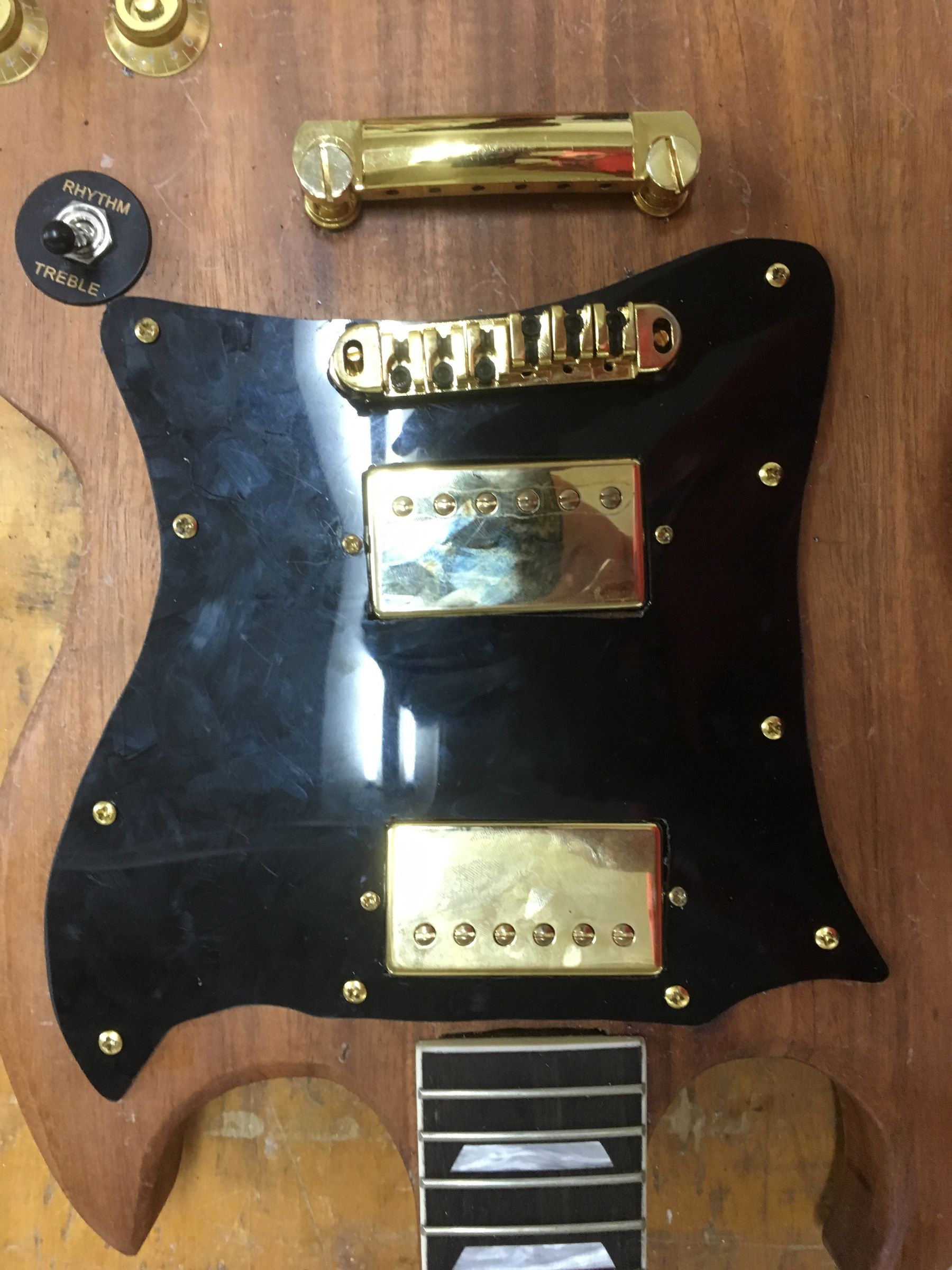 Gibson SG Style Guitar Build - My First Guitar Project : 12 Steps ...