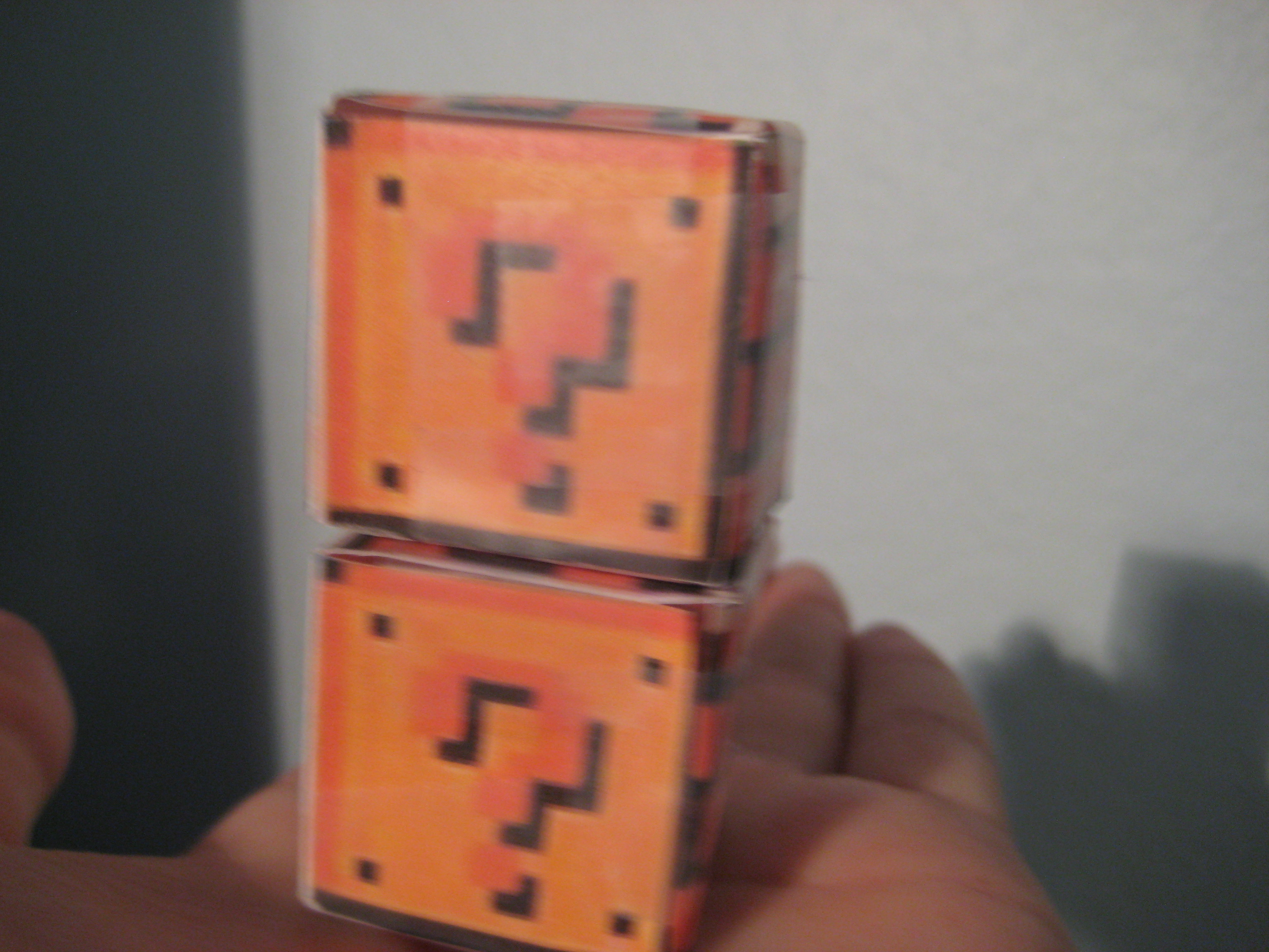 Super Mario Bros. Paper Question Mark Block : 4 Steps - Instructables