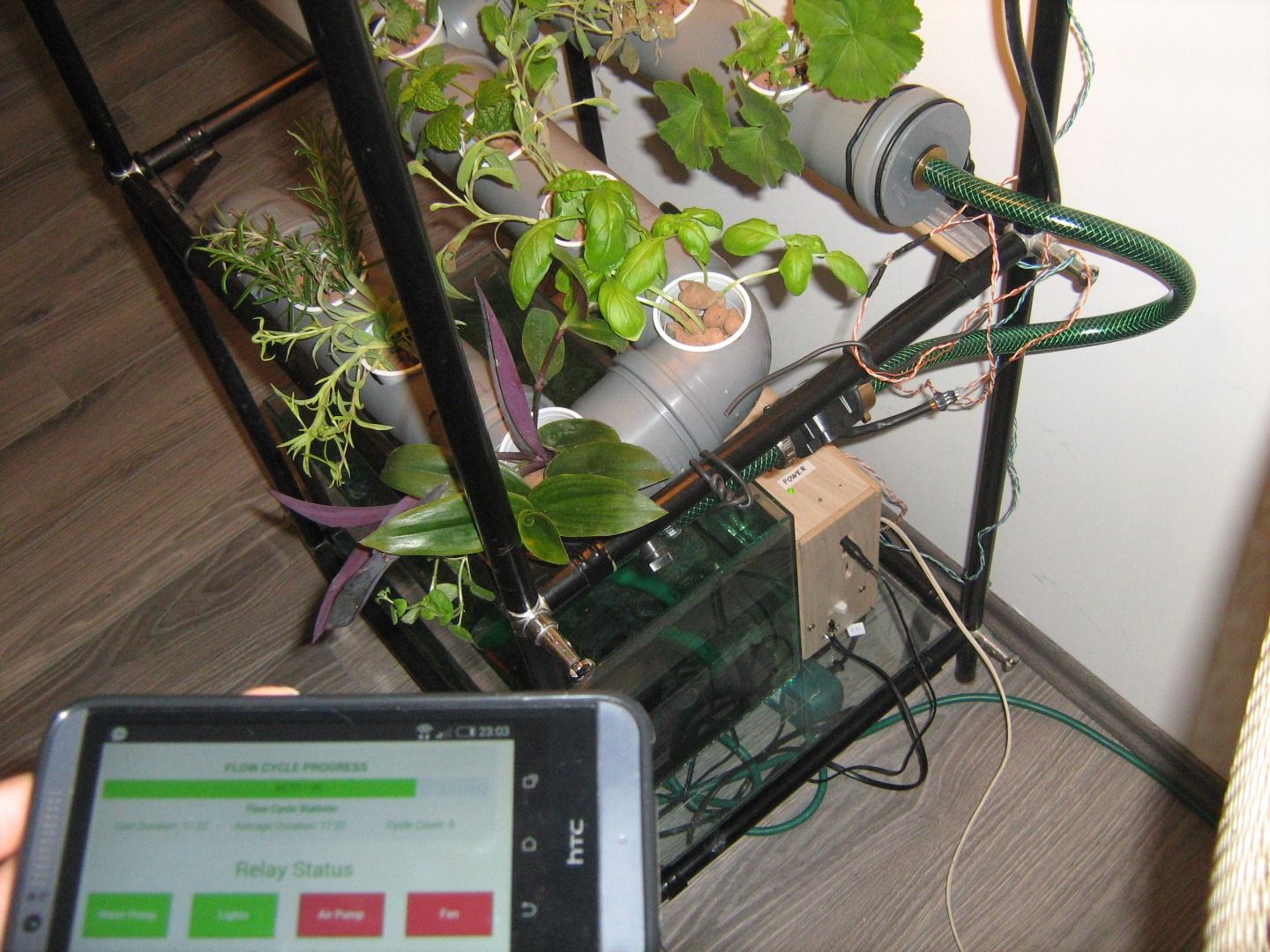 IoT NFT Aquaponic System Controler With WebApp (Intel Edison & Node.js ...