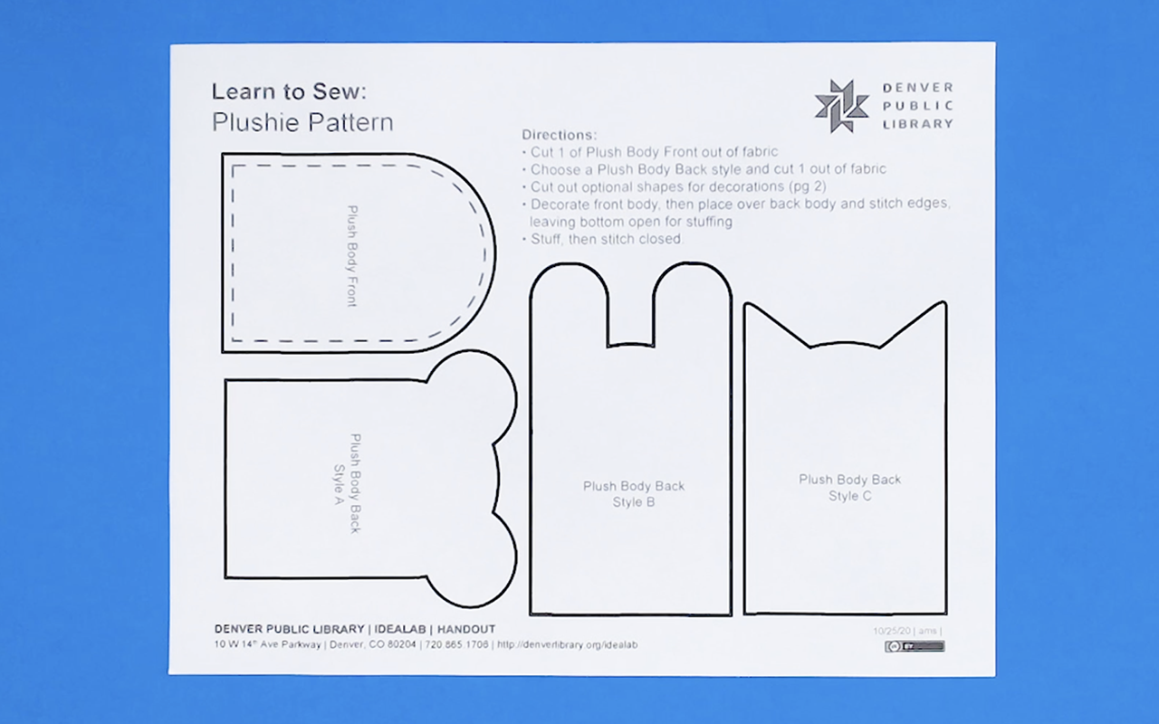 Sew a Plushie (Includes Pattern) : 5 Steps (with Pictures) - Instructables