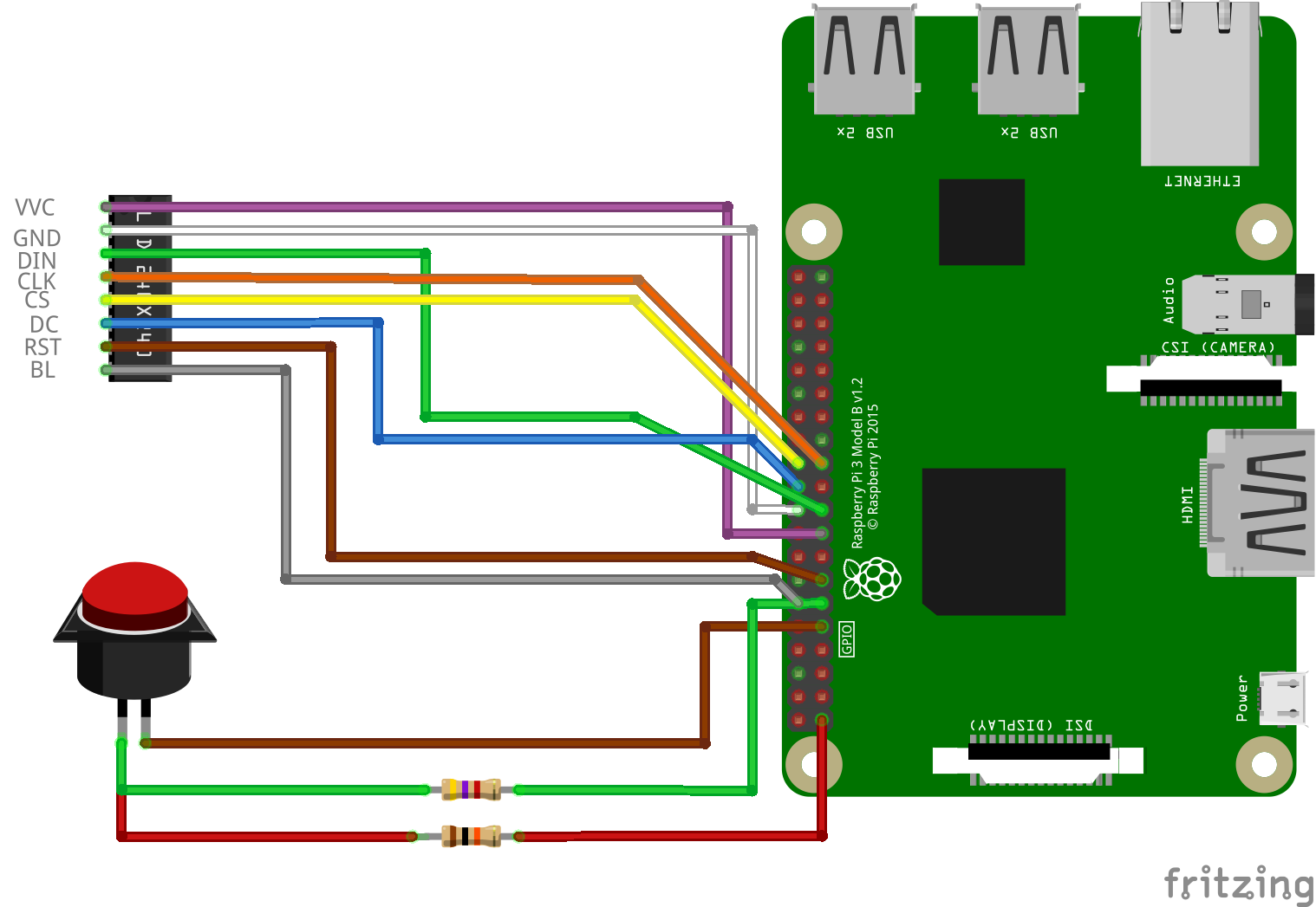 Connected Round Screen (240x240, GC9A01 Controller) to Raspberry PI ...