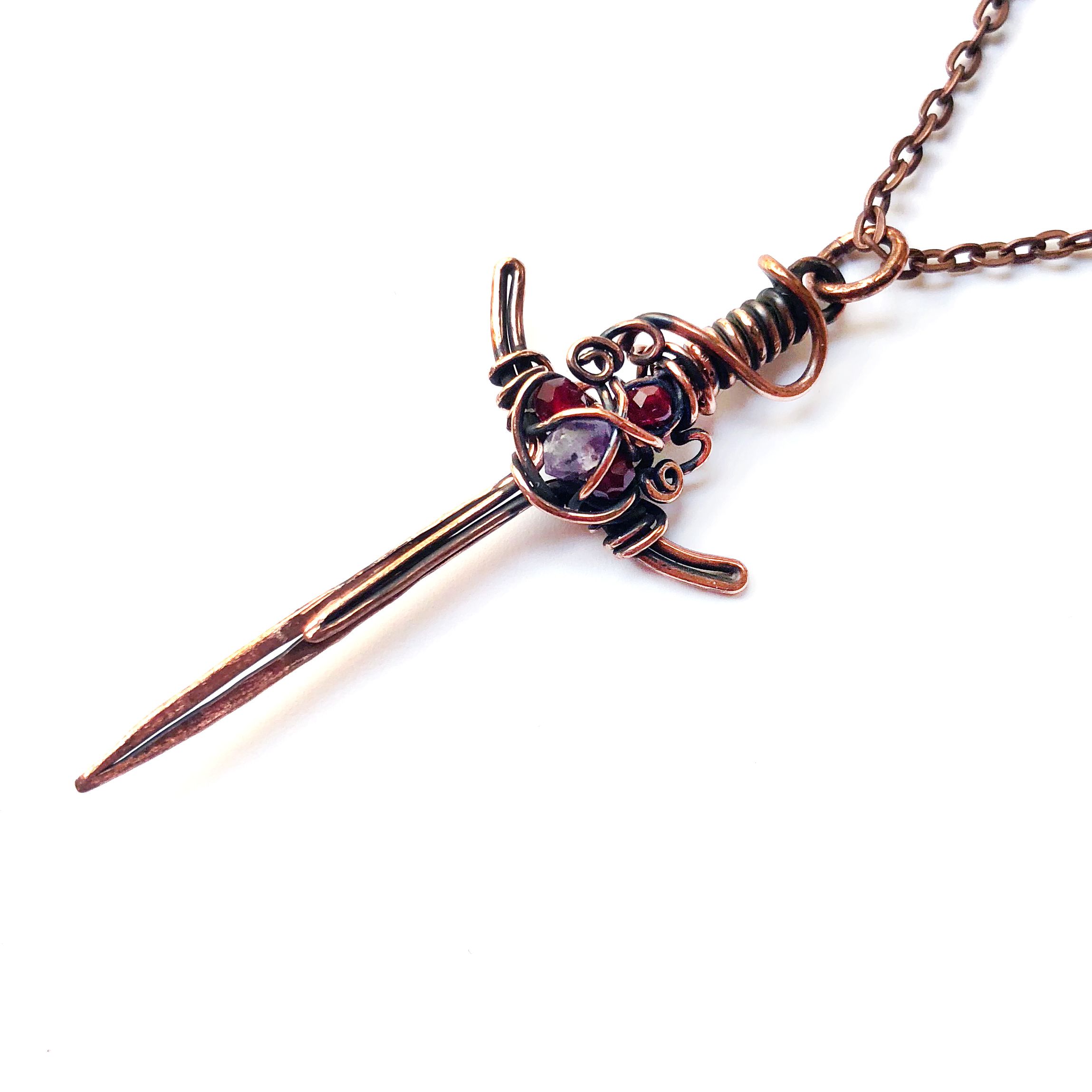 Sword Pendant Wire Wrapped Jewelry : 26 Steps (with Pictures ...