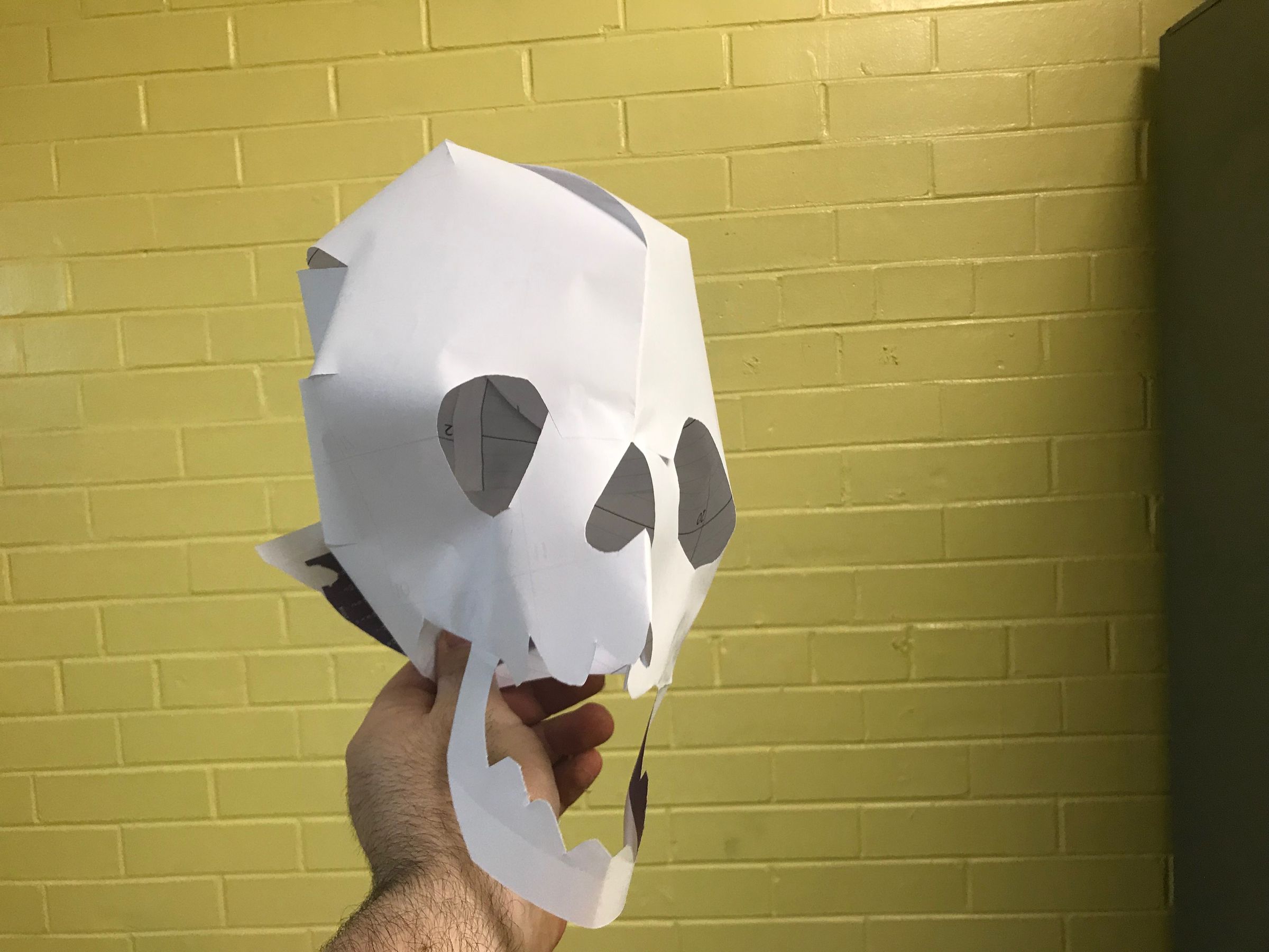 Easy Paper Skull : 5 Steps - Instructables