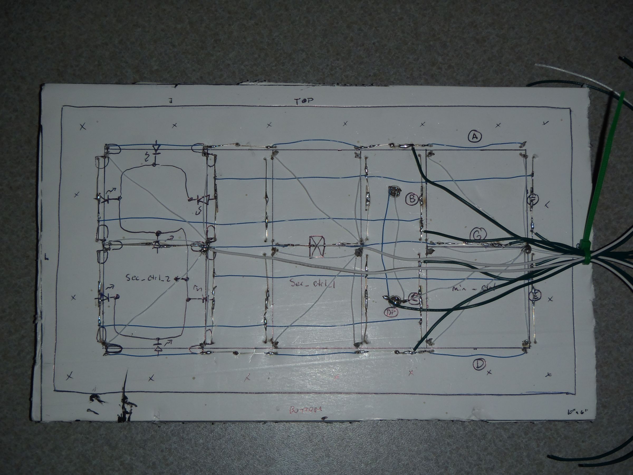 DIY Large LED Lit 7 Segment Display : 10 Steps (with Pictures ...