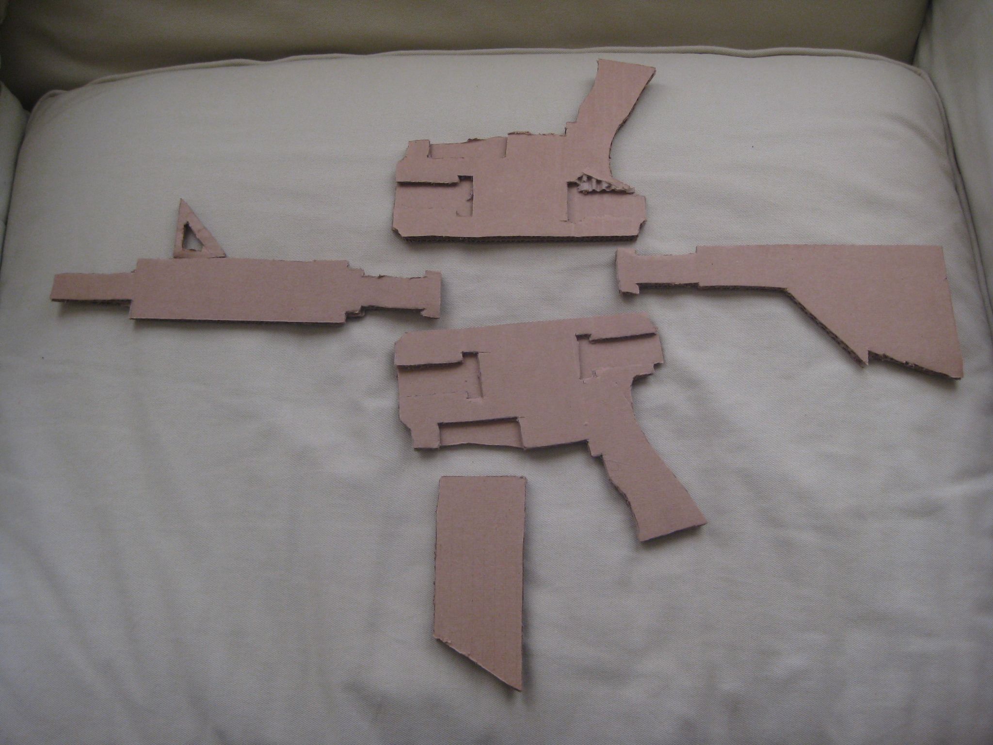 Cardboard Assault Rifle! : 5 Steps - Instructables