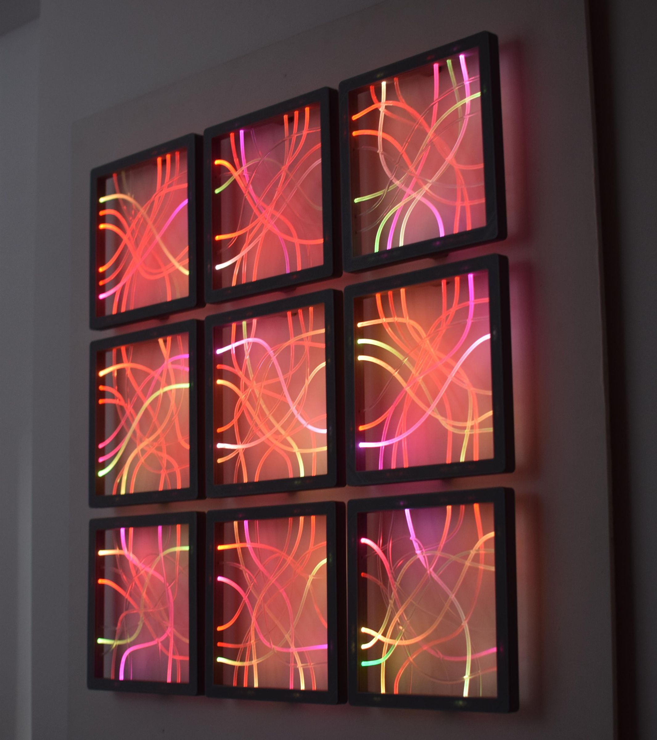 Fiber Optic and LEDs - a Wall Decoration : 6 Steps (with Pictures ...