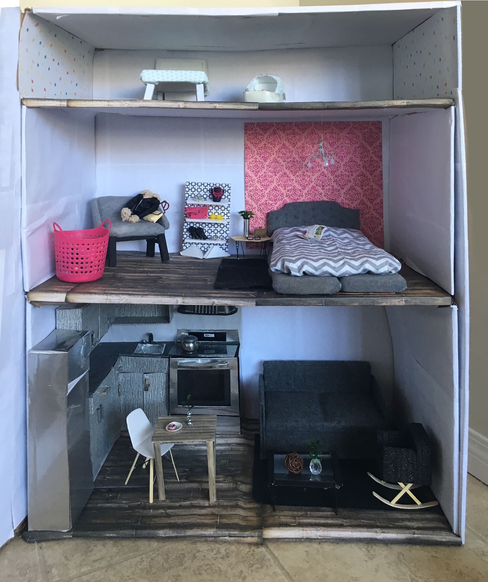 Ultimate $10 Dollhouse With 15+ DIY Furniture/accessories : 19 Steps ...