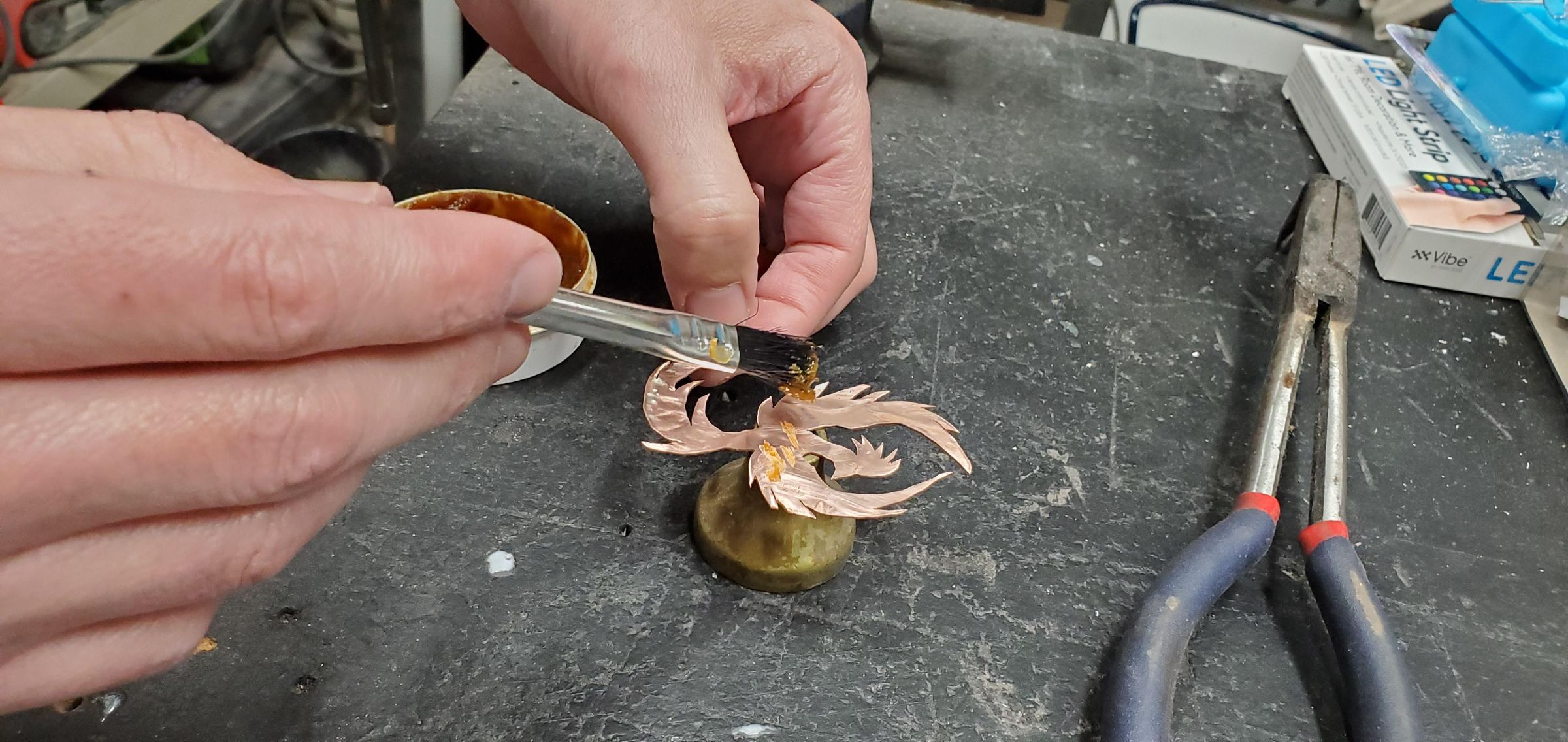 From Burst Copper Pipe to Phoenix Brooch a Tale of Rebirth : 15 Steps ...