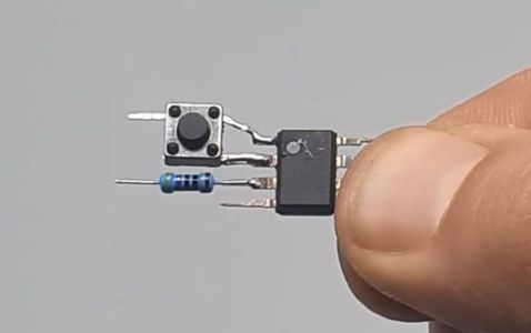Simple Click on Click Off Circuit : 6 Steps (with Pictures) - Instructables