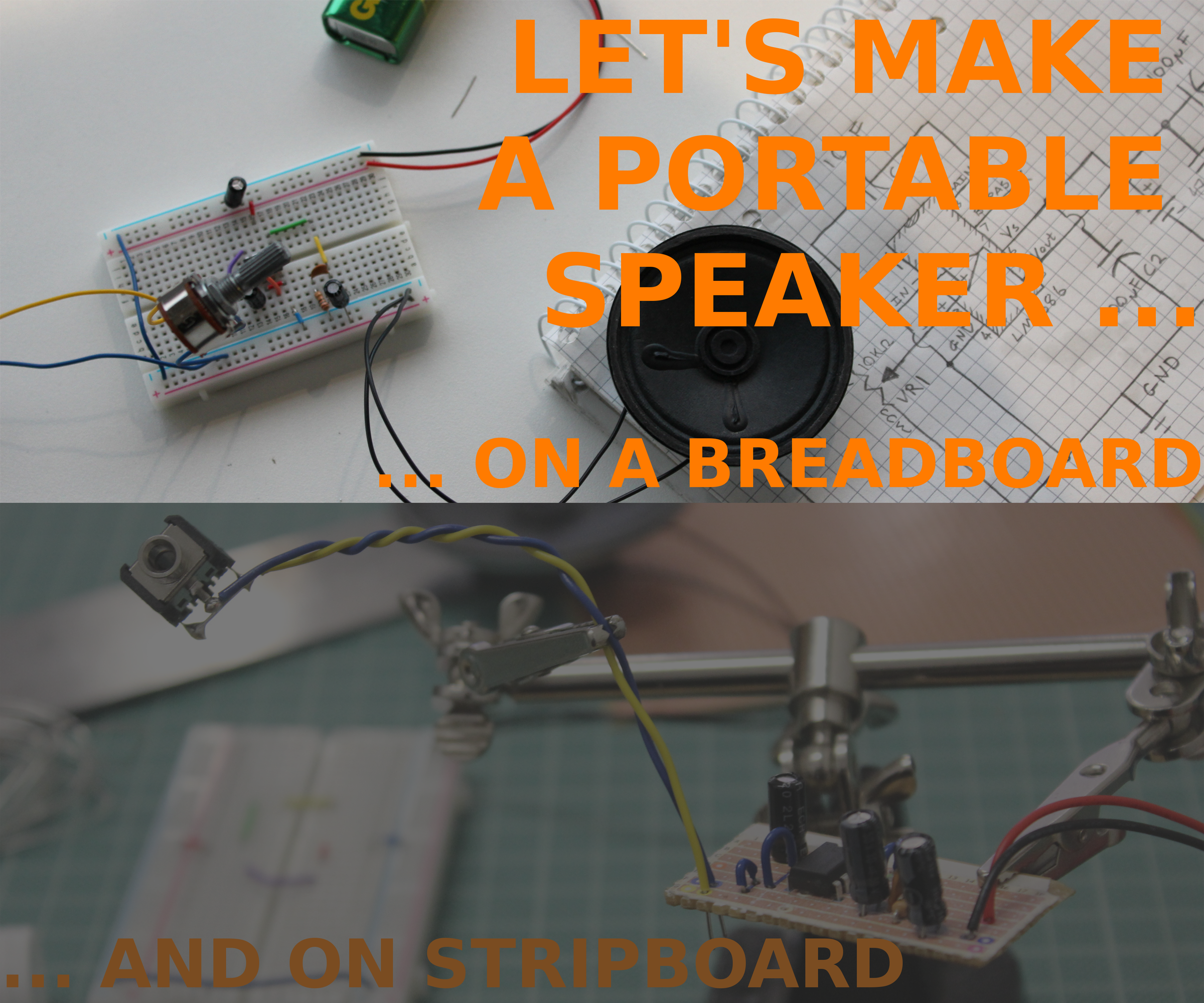 LET'S MAKE a PORTABLE SPEAKER ON a BREADBOARD : 10 Steps (with Pictures ...