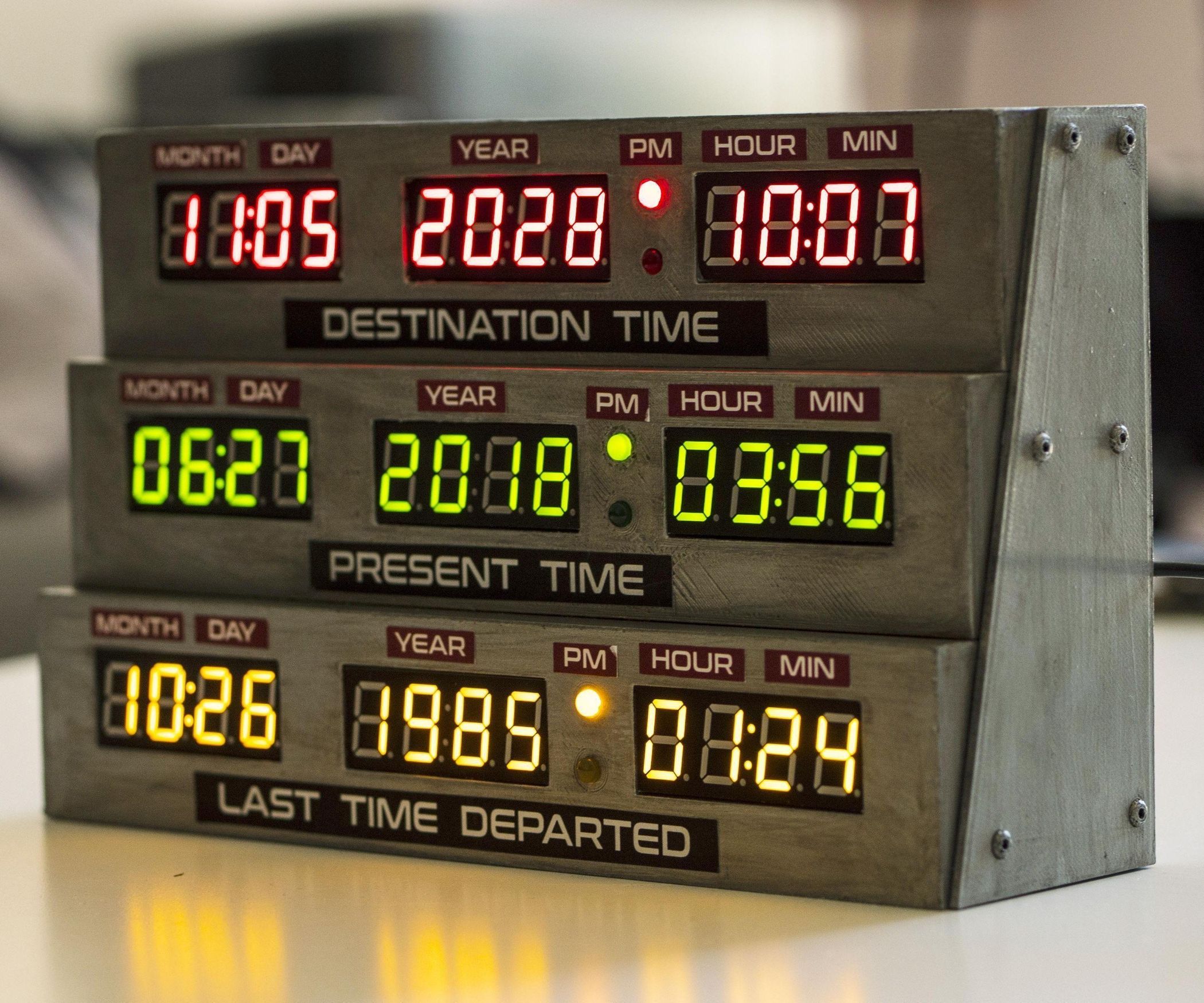 Futuristic Clock BTTF Style : 14 Steps (with Pictures) - Instructables