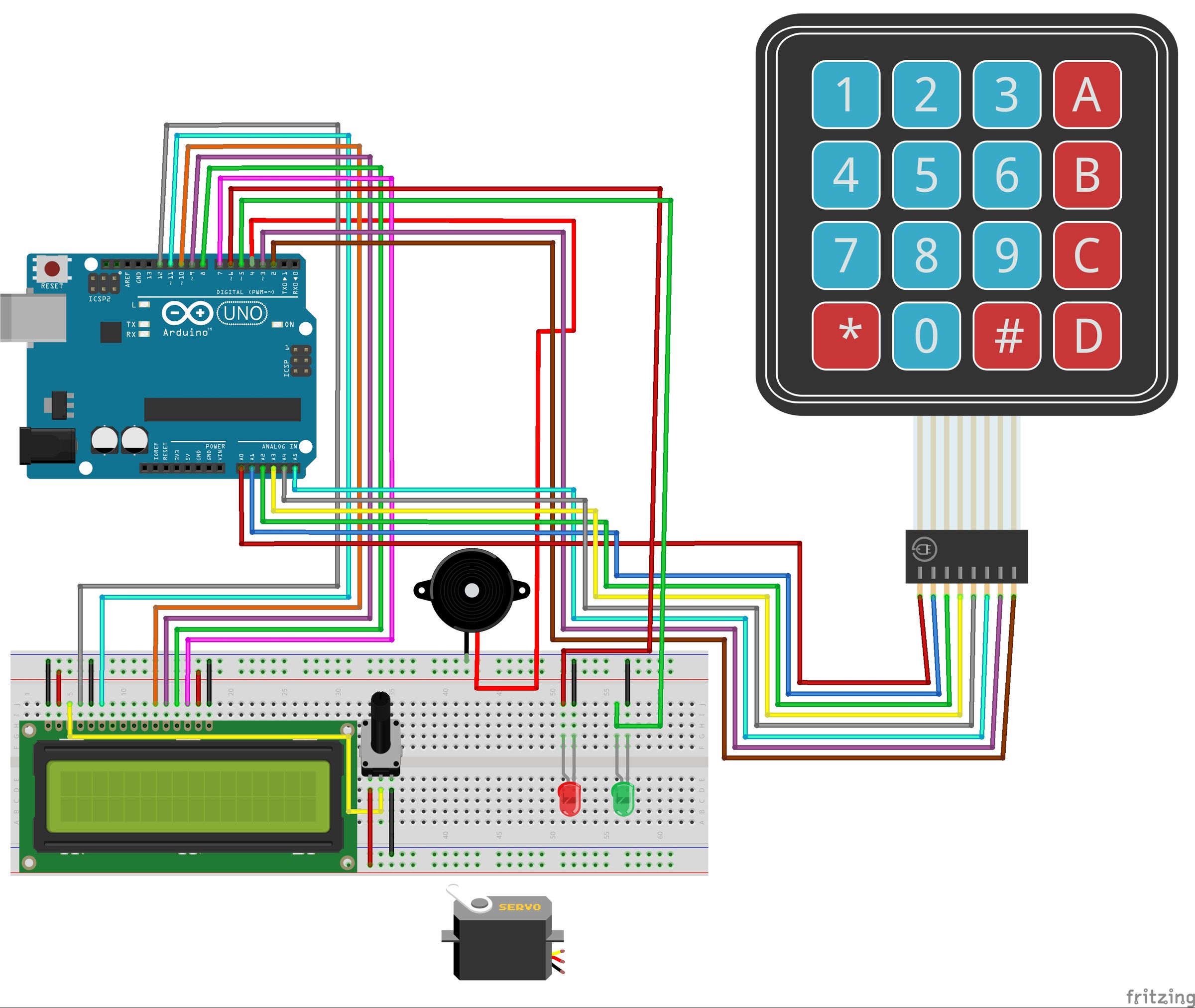 Keypad Door Lock : 7 Steps (with Pictures) - Instructables