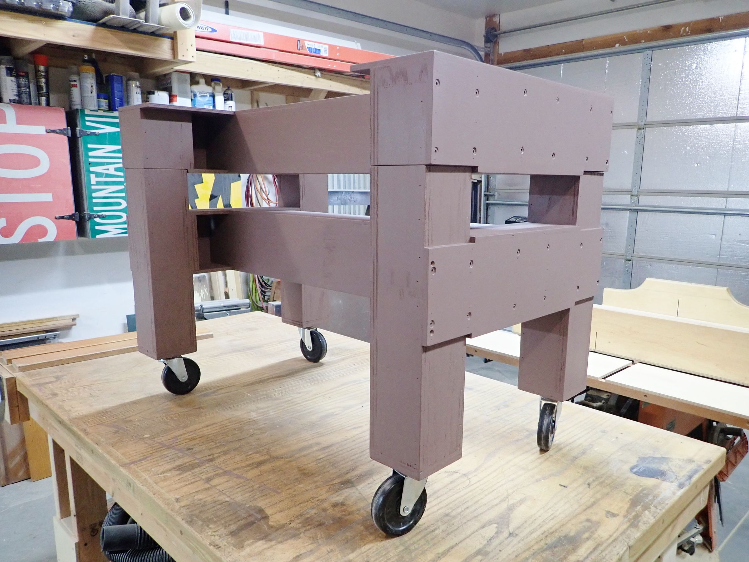 Make an Adjustable-Height Table With a Car Jack : 16 Steps (with ...