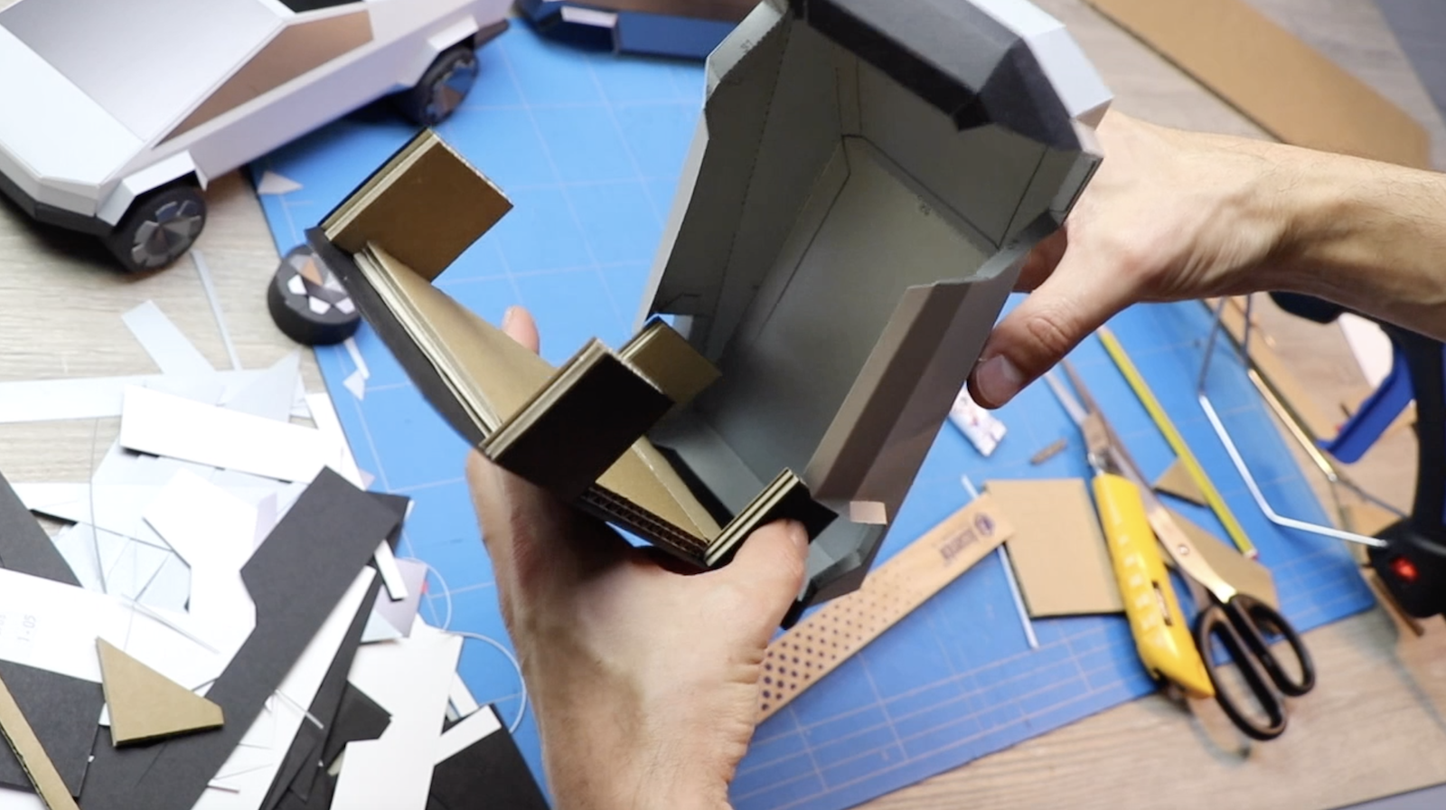 Tesla Cybertruck DIY Made of Paper! :) : 9 Steps (with Pictures ...