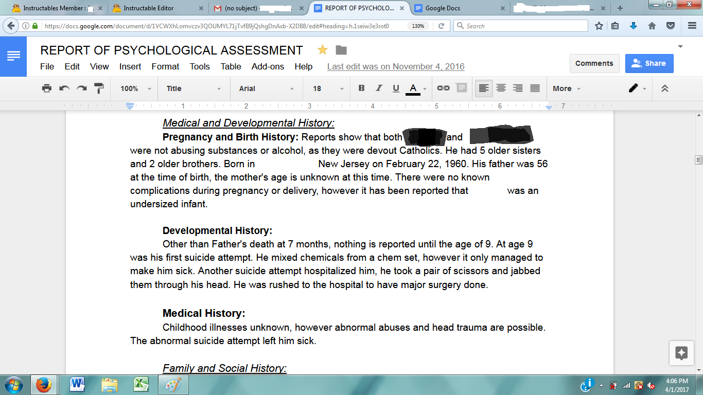 How to Create a Psychological Profile : 7 Steps - Instructables