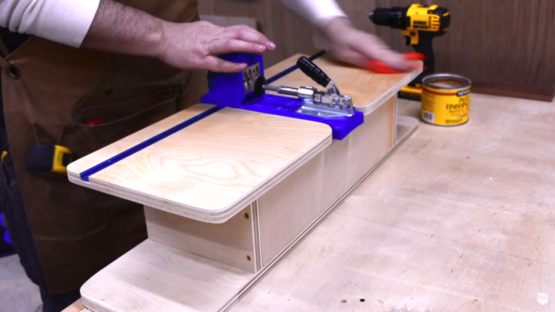 How to Build a Pocket Hole Workstation | DIY Woodworking Shop Project ...