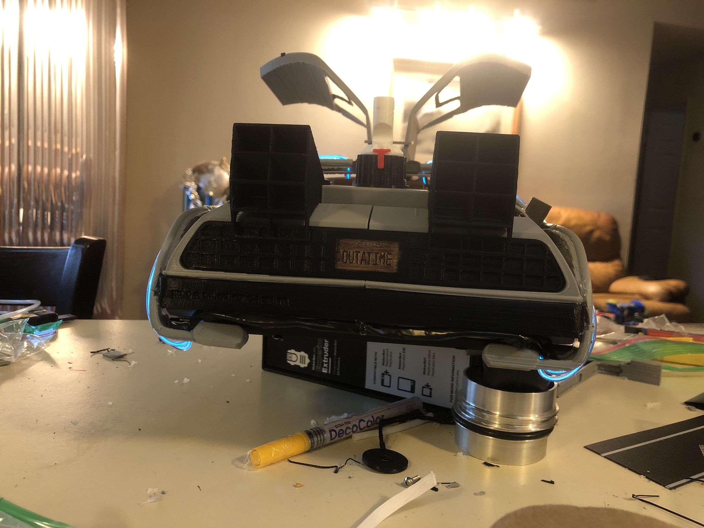 Delorean DMC-12/BTTF Time Machine 3D Printed RC Car : 17 Steps (with ...
