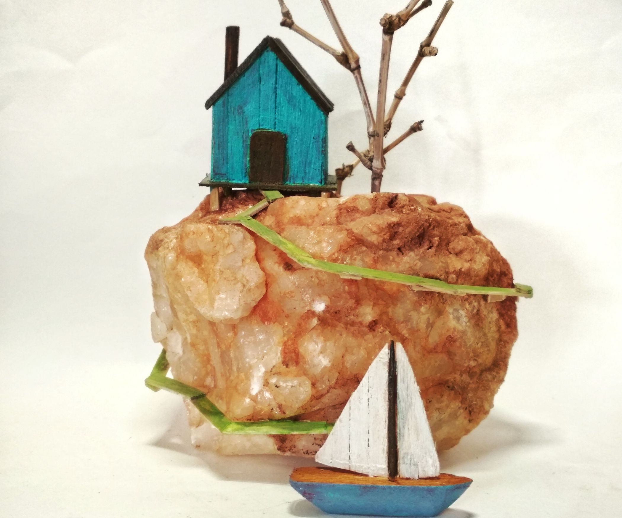 Tiny Wooden House on a Rock : 7 Steps - Instructables