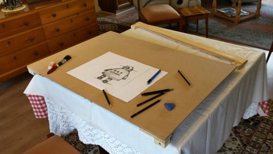 Lightweight Portable Table-Top Artists Easel : 6 Steps (with Pictures ...