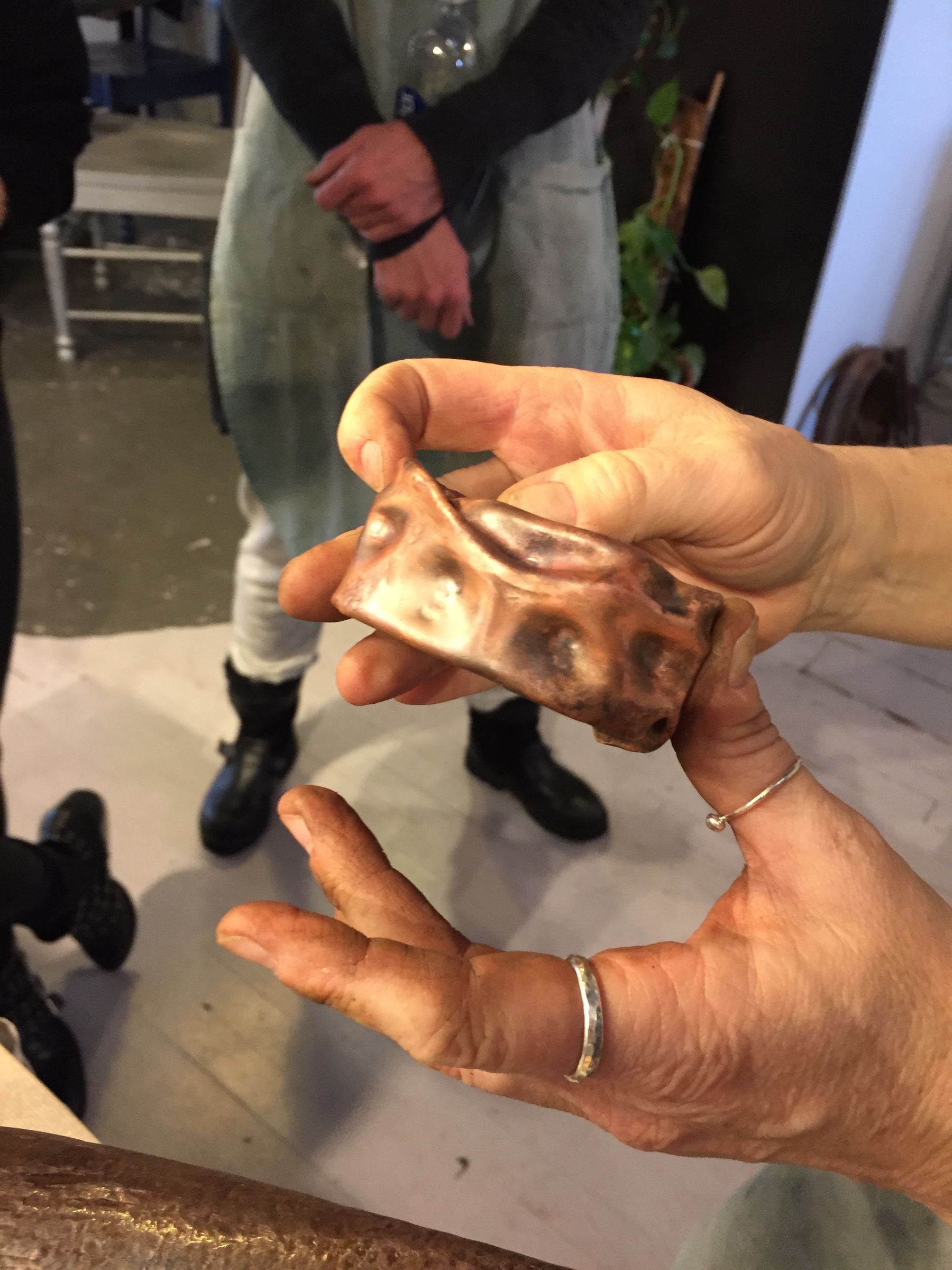 Forged Repurposed Copper Pipe Cuff : 6 Steps (with Pictures ...