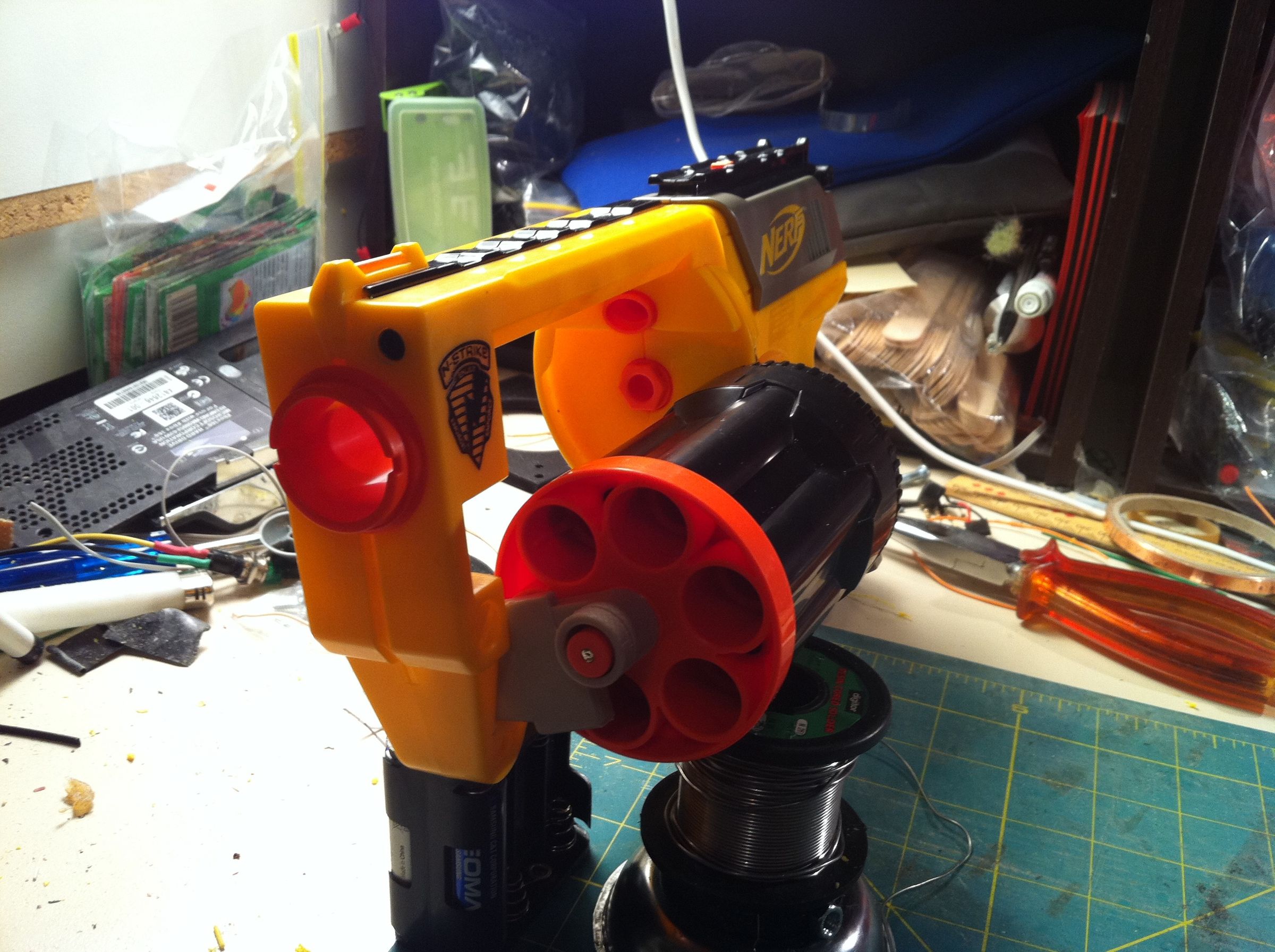Nerf Maverick Video Modification Guide : 7 Steps (with Pictures ...