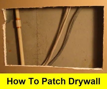 How to Patch Drywall - Instructables