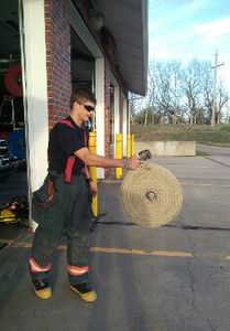 How to Unroll & Roll Fire Hose & Take in and Out of Service : 20 Steps ...