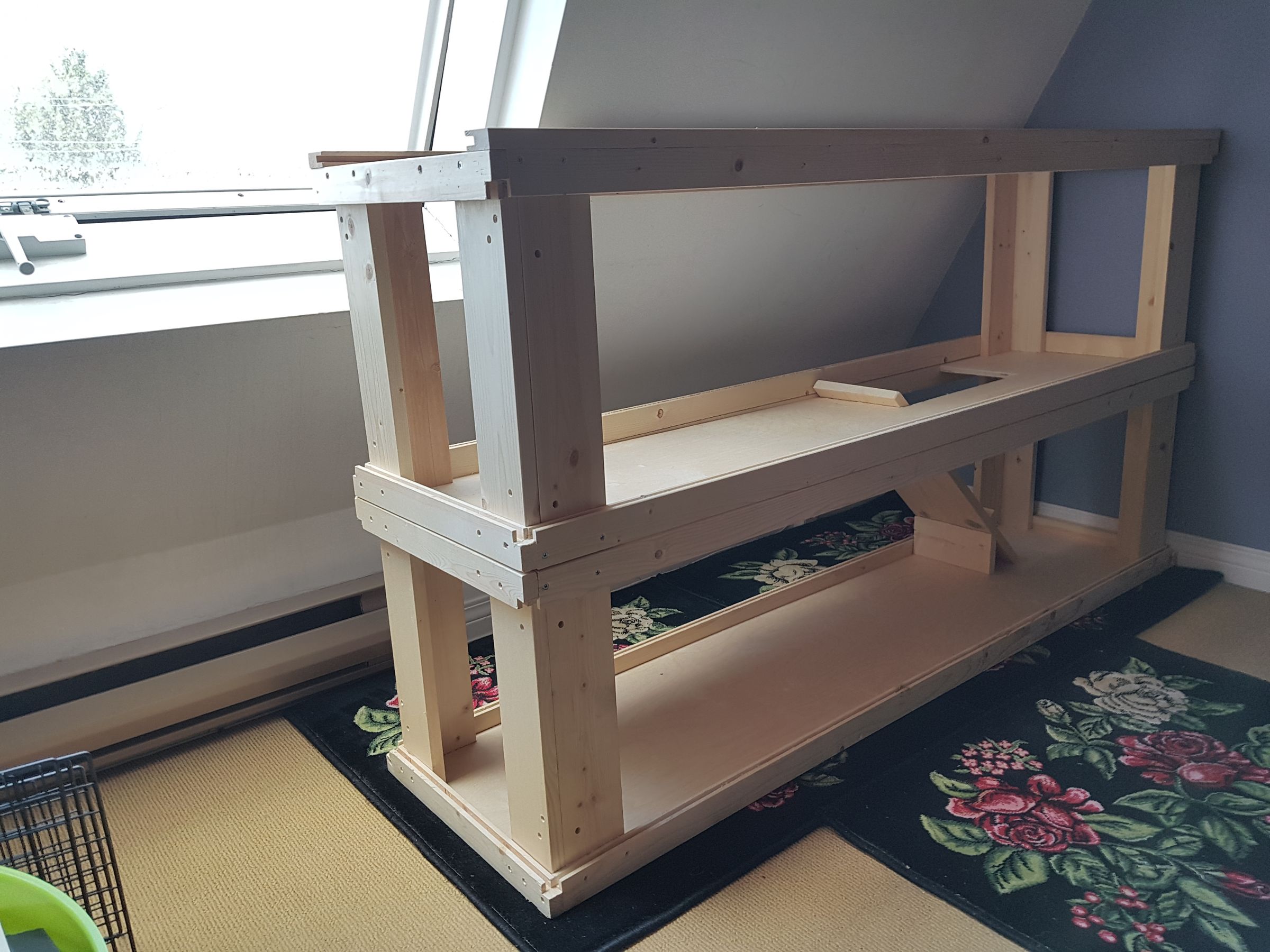 Two-Story Indoor Rabbit Hutch : 7 Steps (with Pictures) - Instructables